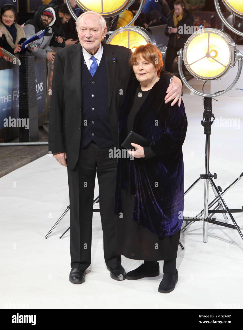 London, UK. Julian Glover and Isla Blair at The Fabelmans film premiere ...