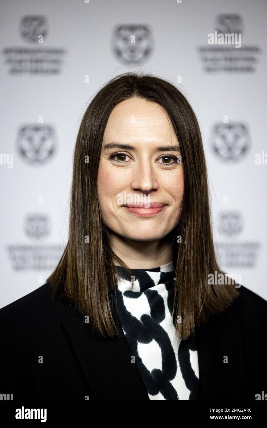 ROTTERDAM - IFFR director Vanja Kaludjercic on the carpet during the ...