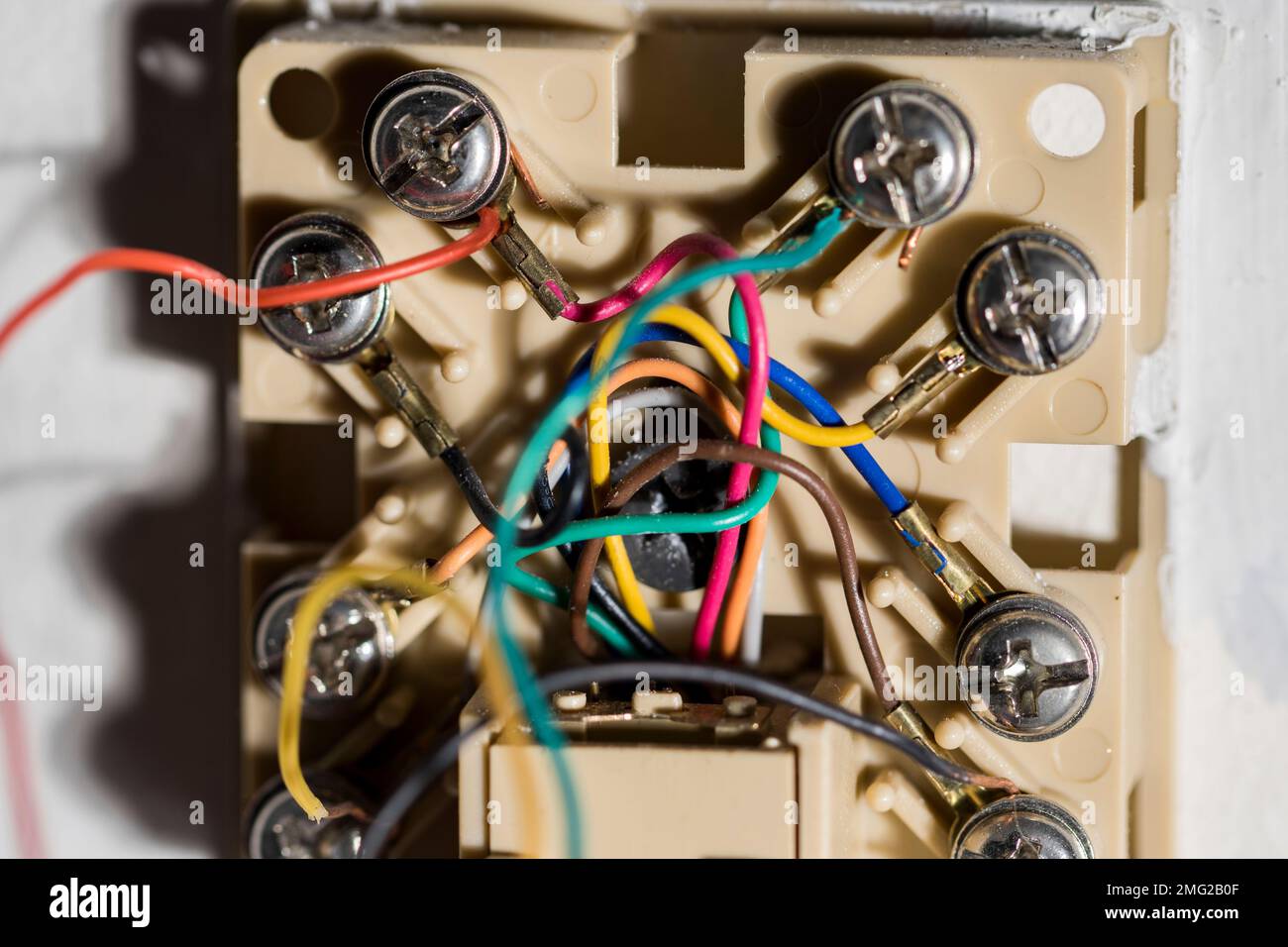 Multicolor copper wire hi-res stock photography and images - Alamy