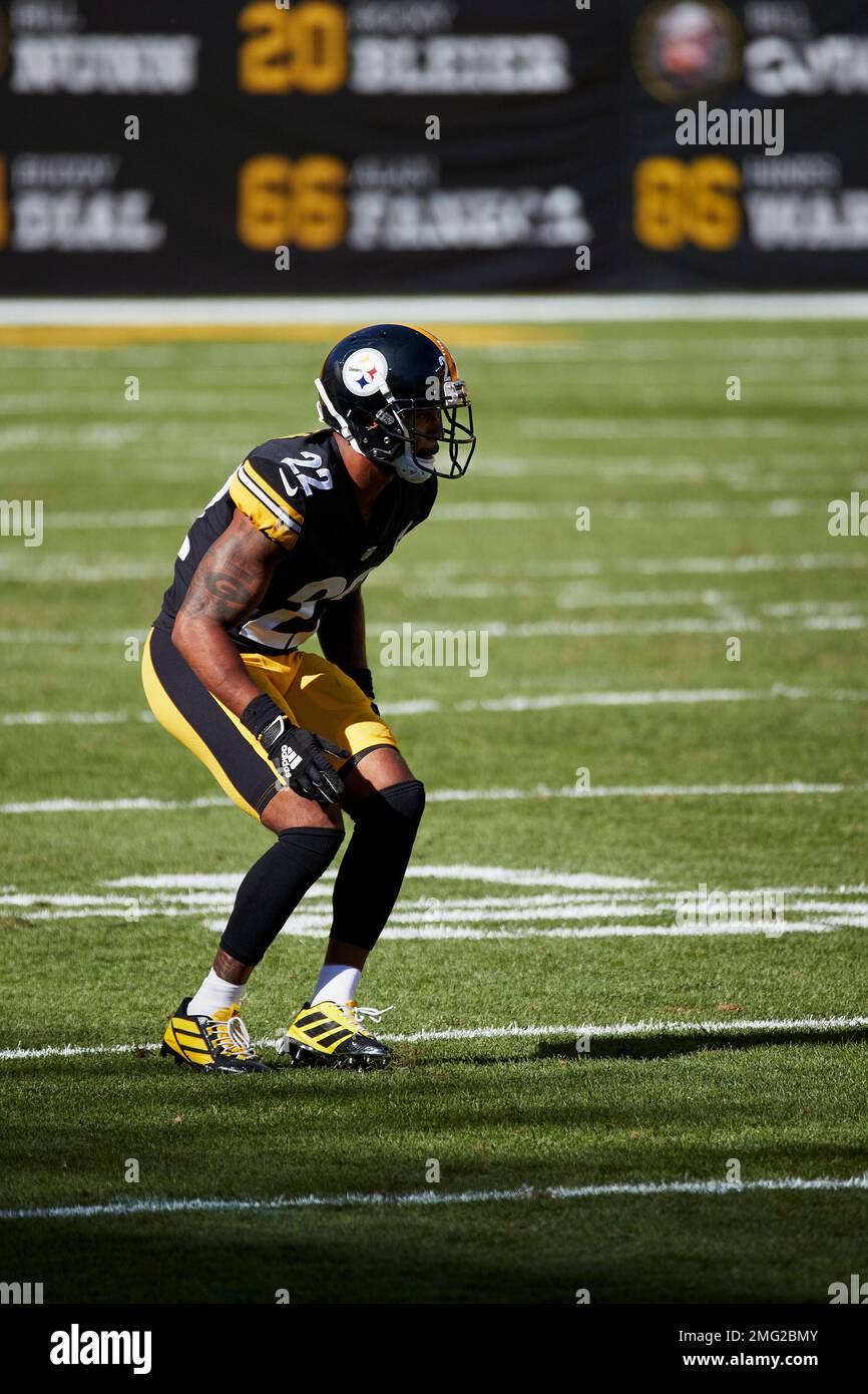 Pittsburgh Steelers cornerback Steven Nelson (22) in action against ...