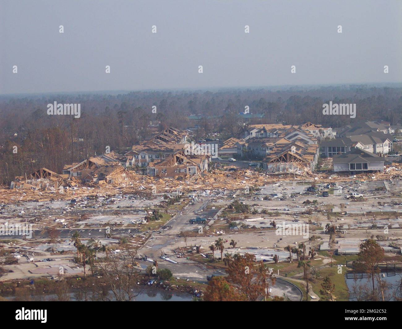 Aftermath - Miscellaneous - Aerial - 26-HK-49-116. aerial view of ...
