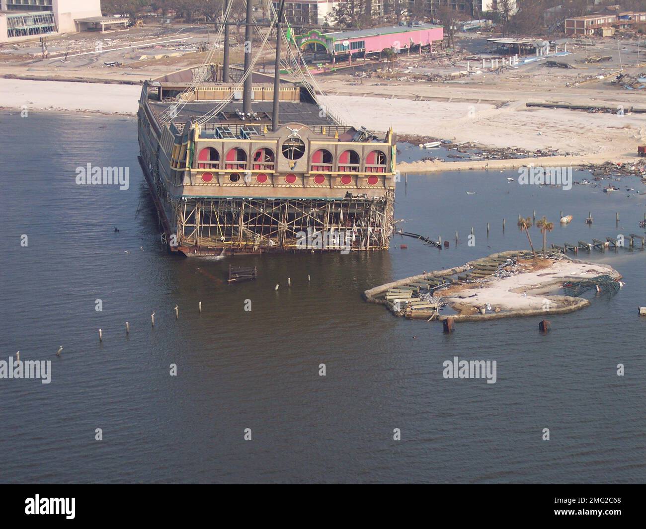 Aftermath - Miscellaneous - Aerial - 26-HK-49-177. aerial view of large ...