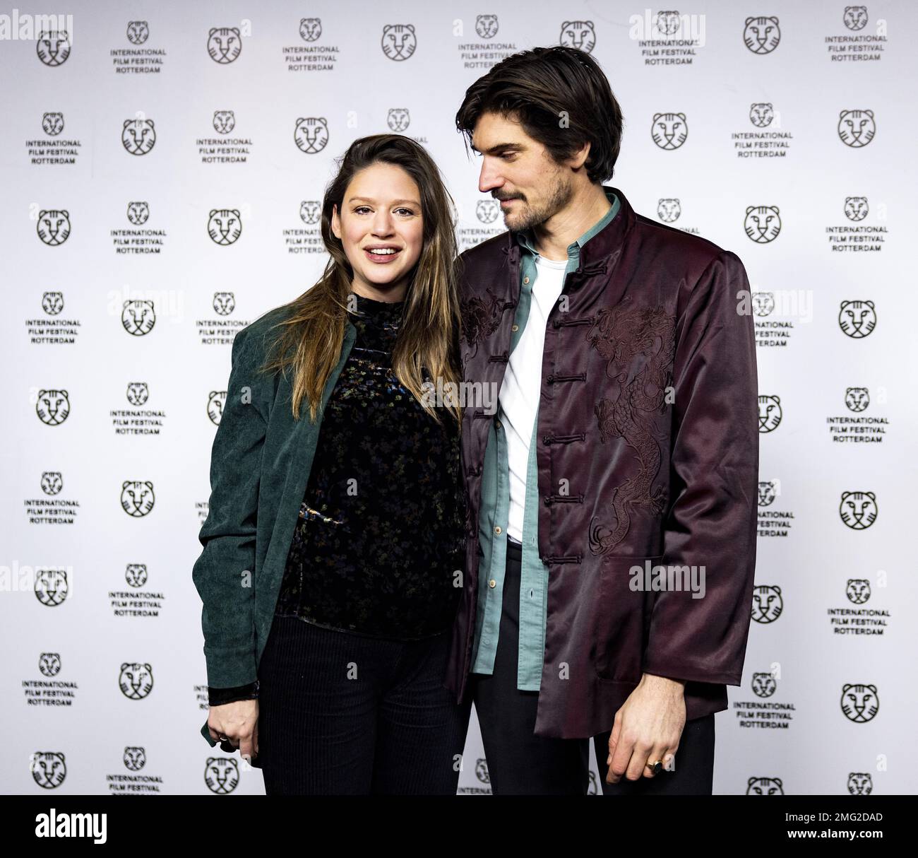 ROTTERDAM - Jamie Grant on the carpet during the opening night of IFFR ...