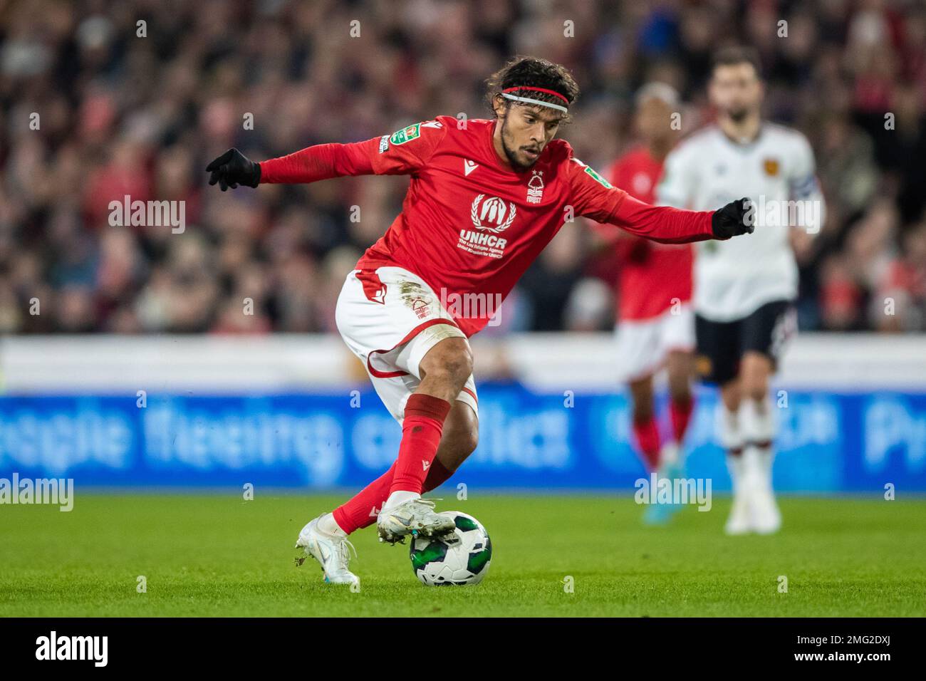 Gustavo Scarpa #31 of Nottingham Forest in action during the Carabao ...