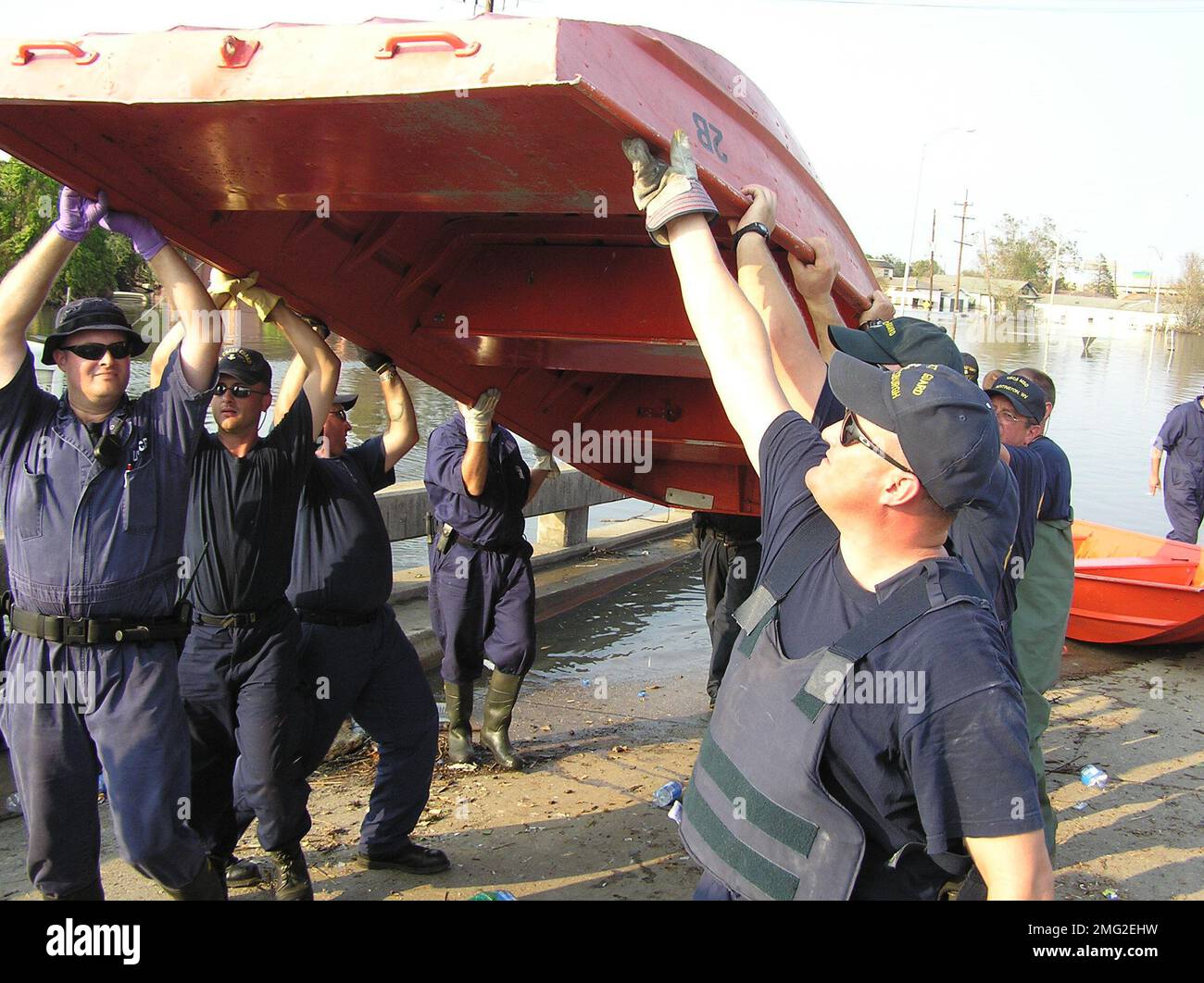 Operation Zephyr - 26-HK-154-224. Images from Lt. Williams. Hurricane Katrina Stock Photo - Alamy
