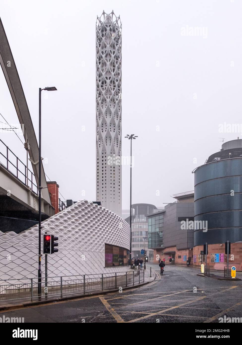 Tower of Light - Low carbon energy centre in Manchester UK as designed ...
