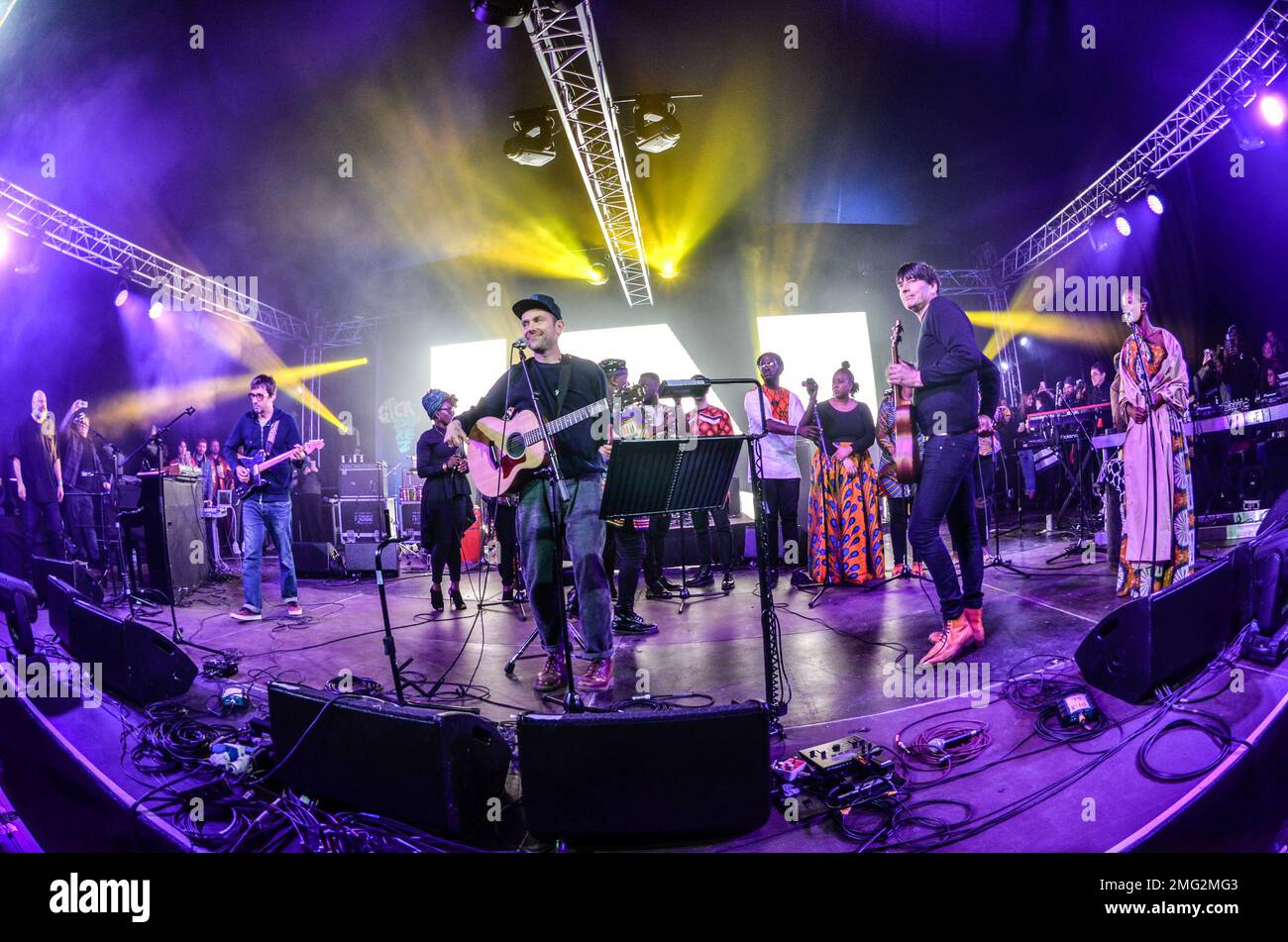 Damon Albarn & Blur Reunion 2023 Stock Photo - Alamy