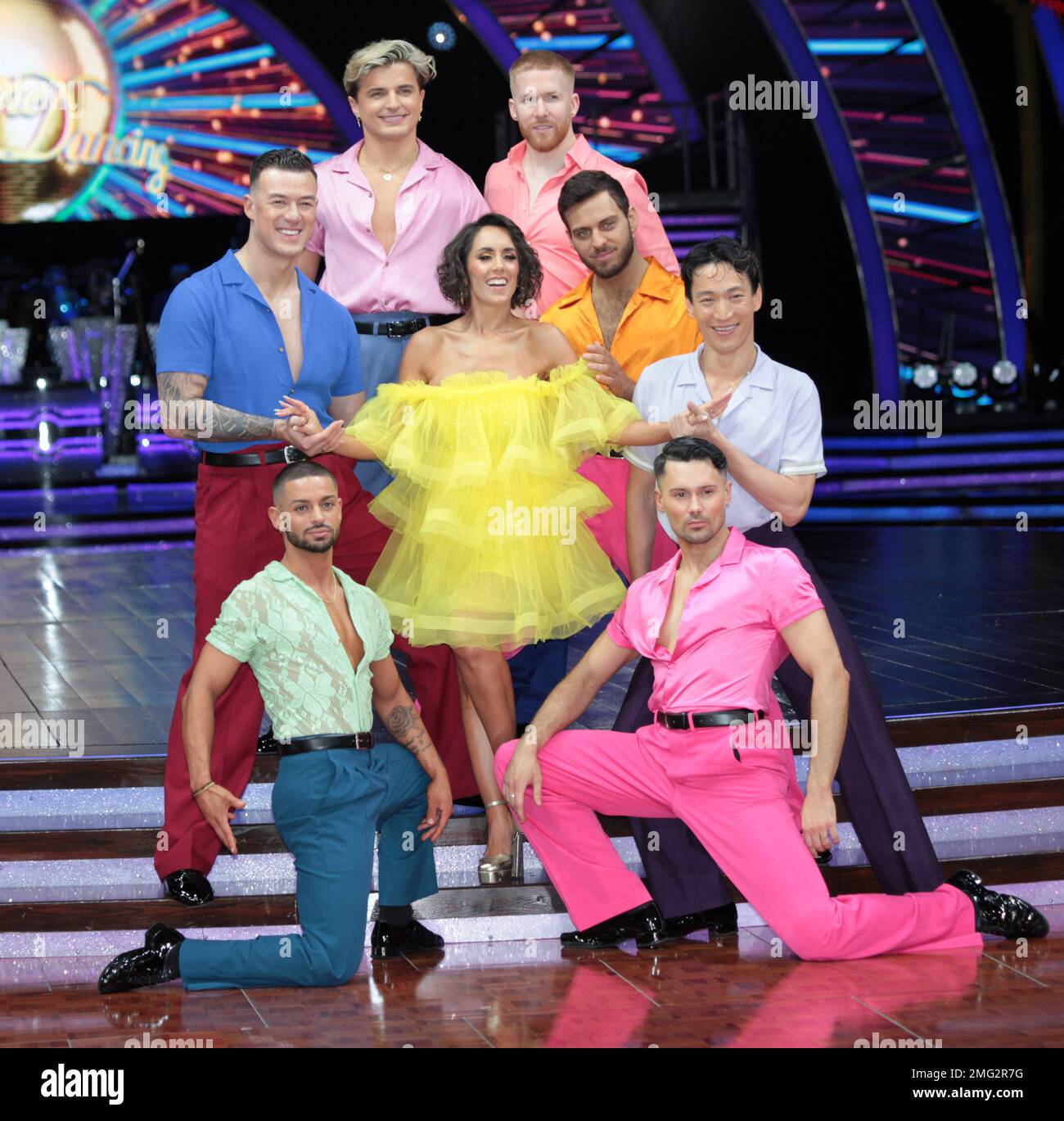 Birmingham. West Midlands. UK. Janette Manrara (centre) with Bottom ...