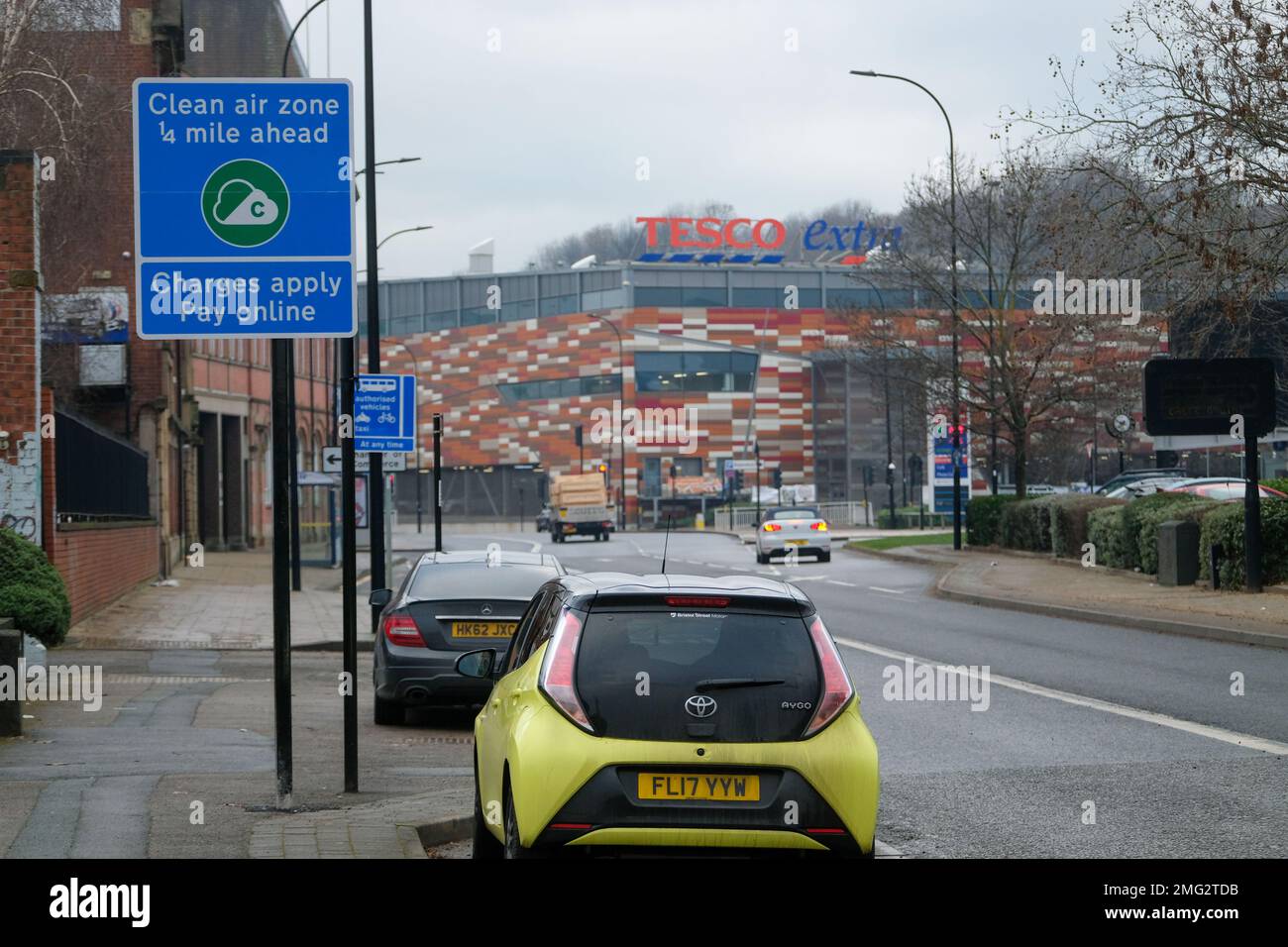 Sheffield Clean Air Zone comes into force on 27th February 2023 Stock ...