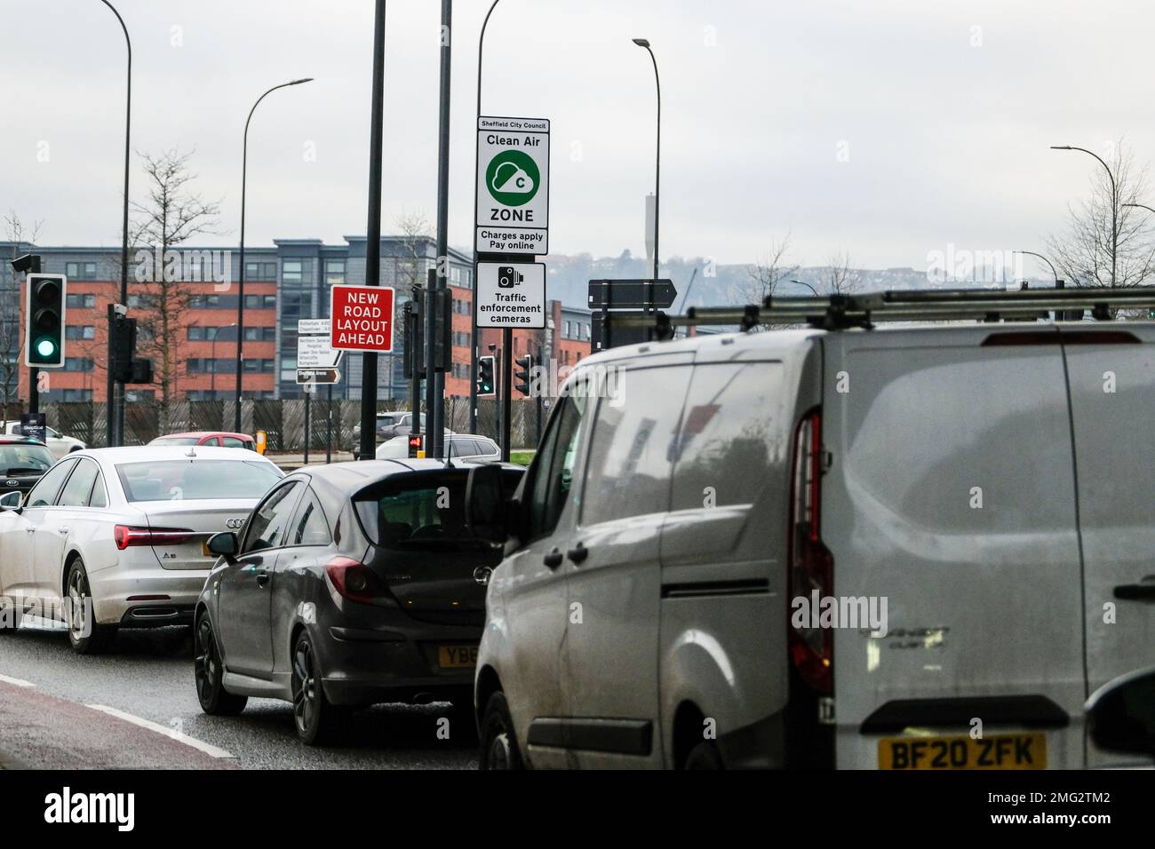 Sheffield Clean Air Zone comes into force on 27th February 2023 Stock ...