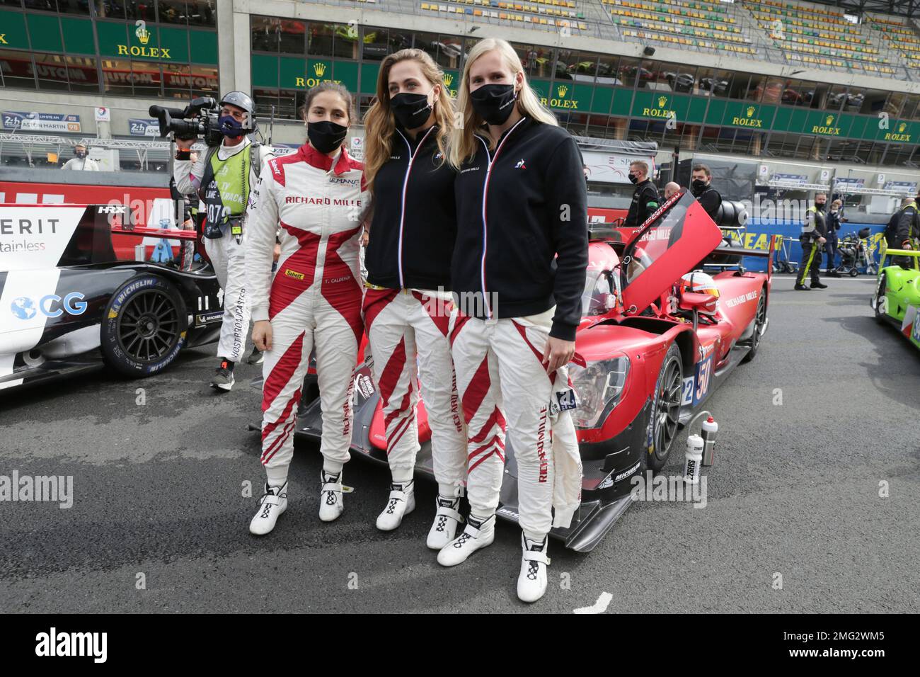 The Oreca No50 of the Richard Mille Racing Team drivers Tatiana ...