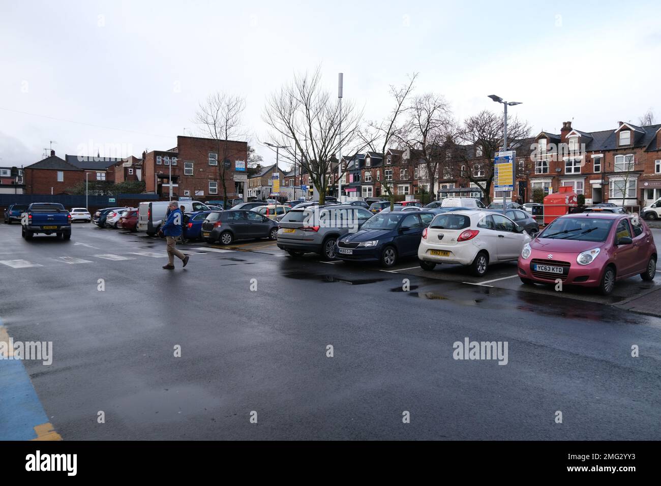 Excel Parking signs and machines in place at The Berkeley Centre on Ecclesall Road in Sheffield ...