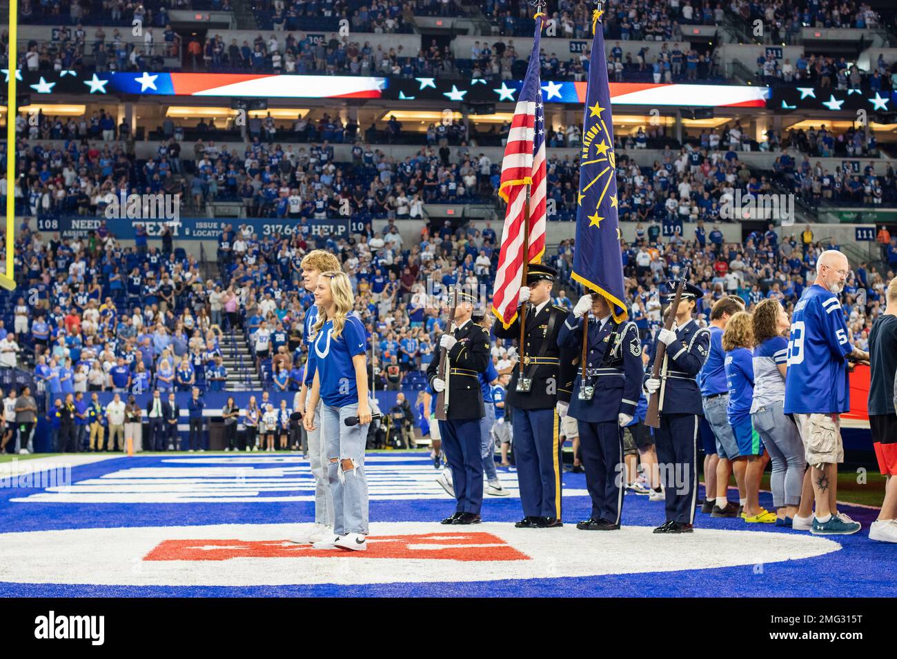 Indiana National Guard soldiers and airmen present national and state ...