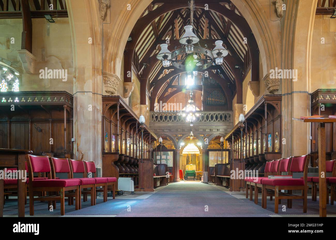 St Twrog's Church, Llandwrog near Caernarfon, Gwynedd, North Wales ...