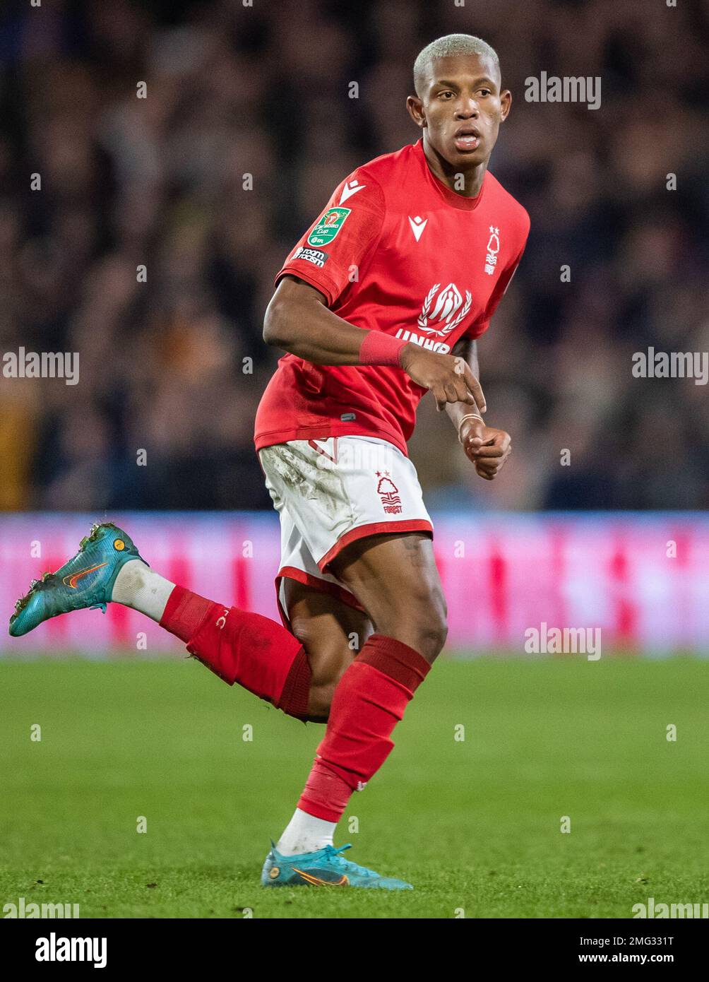 Danilo #28 of Nottingham Forest during the Carabao Cup Semi-Finals ...