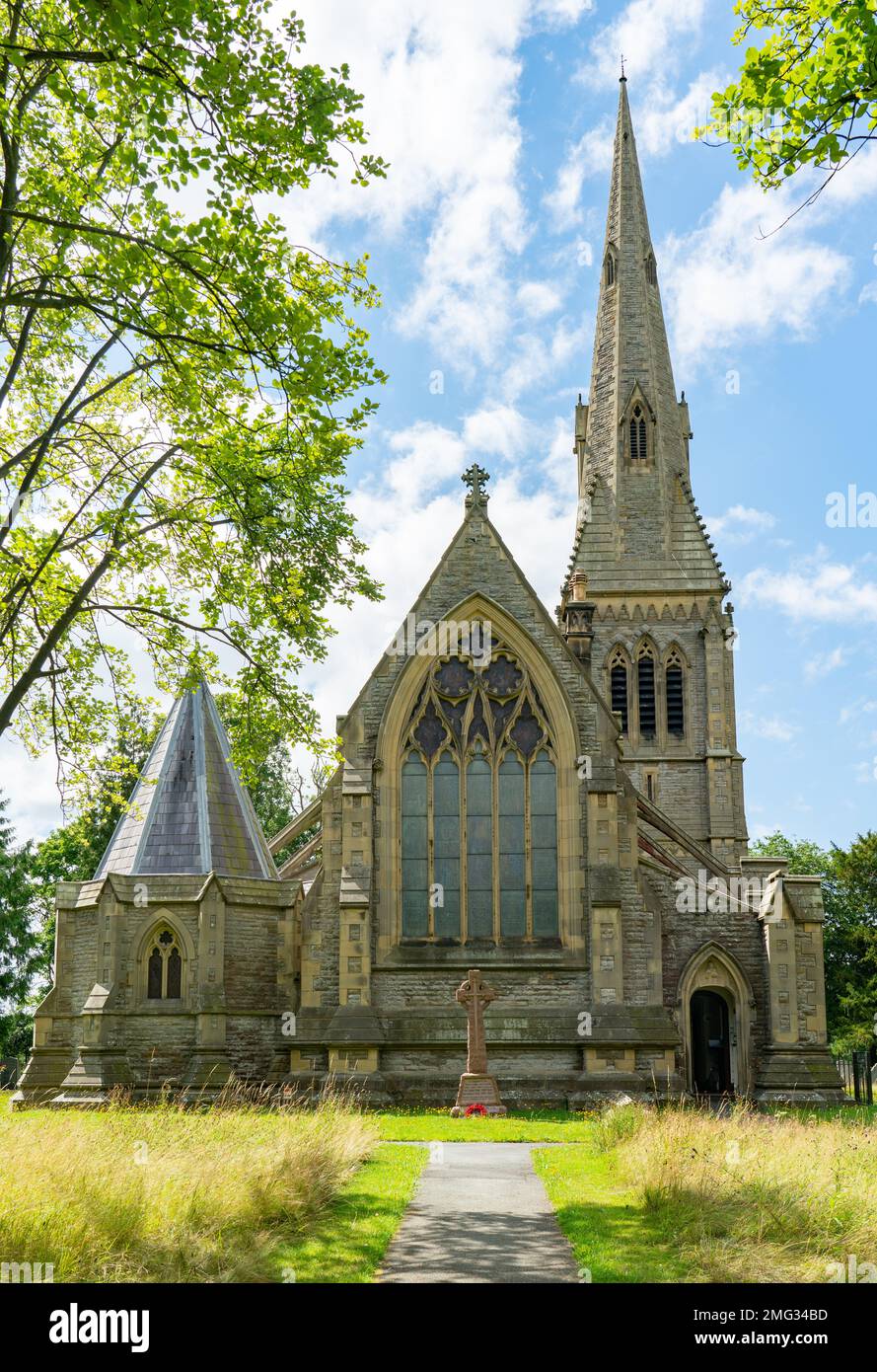 Holy Trinity Church, Leighton, near Welspool, Powys, Wales. Taken in ...