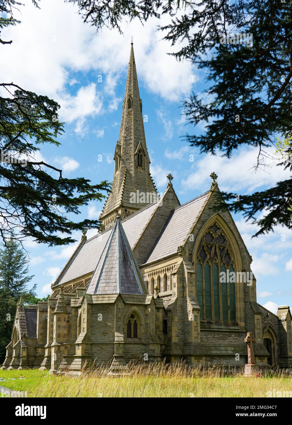 Holy Trinity Church, Leighton, near Welspool, Powys, Wales. Taken in ...