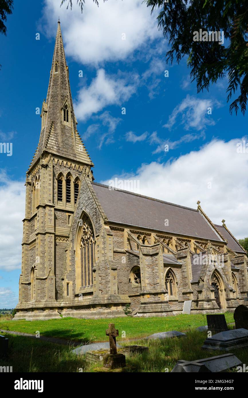 Holy Trinity Church, Leighton, near Welspool, Powys, Wales. Taken in ...