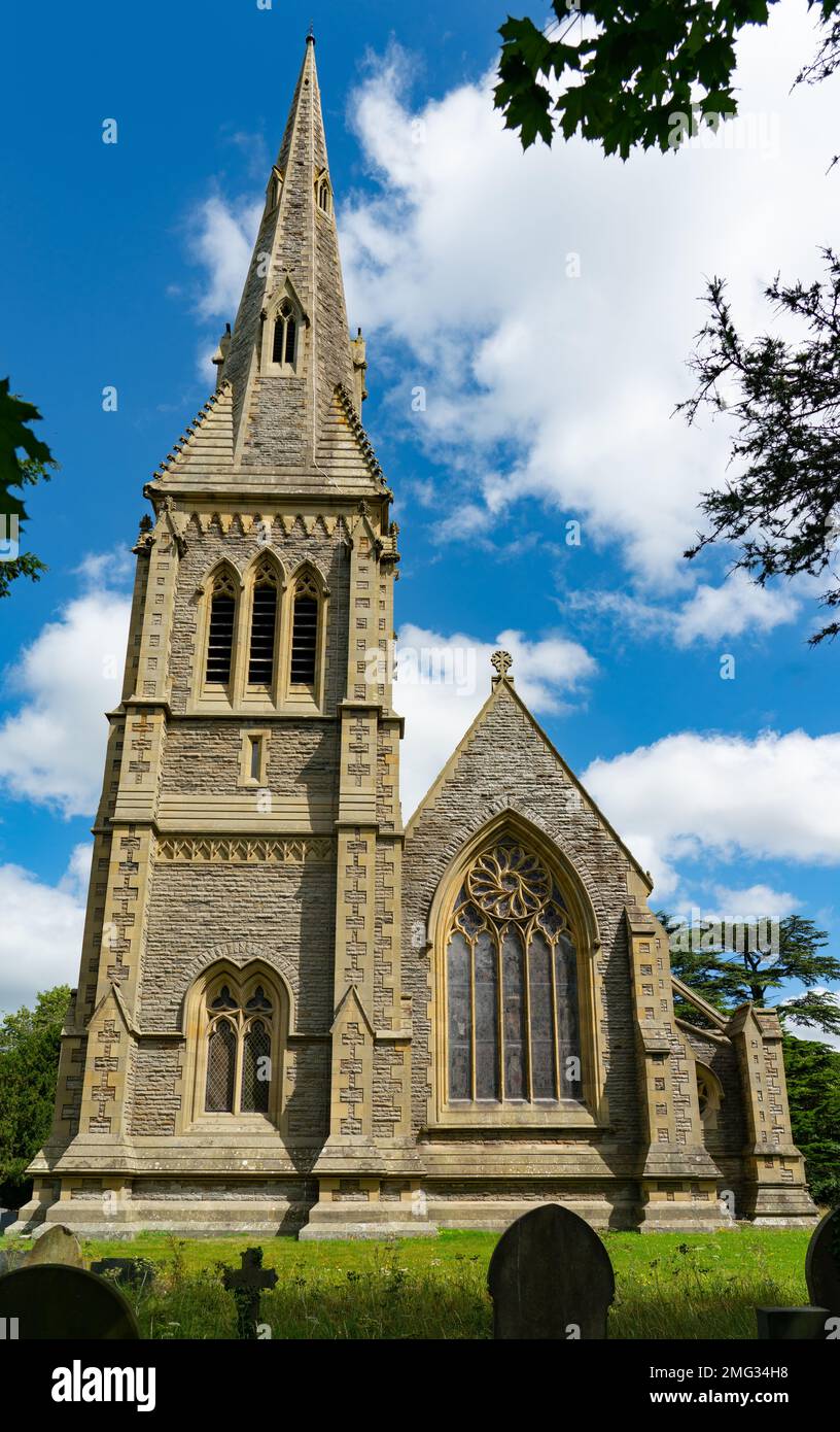 Holy Trinity Church, Leighton, near Welspool, Powys, Wales. Taken in ...