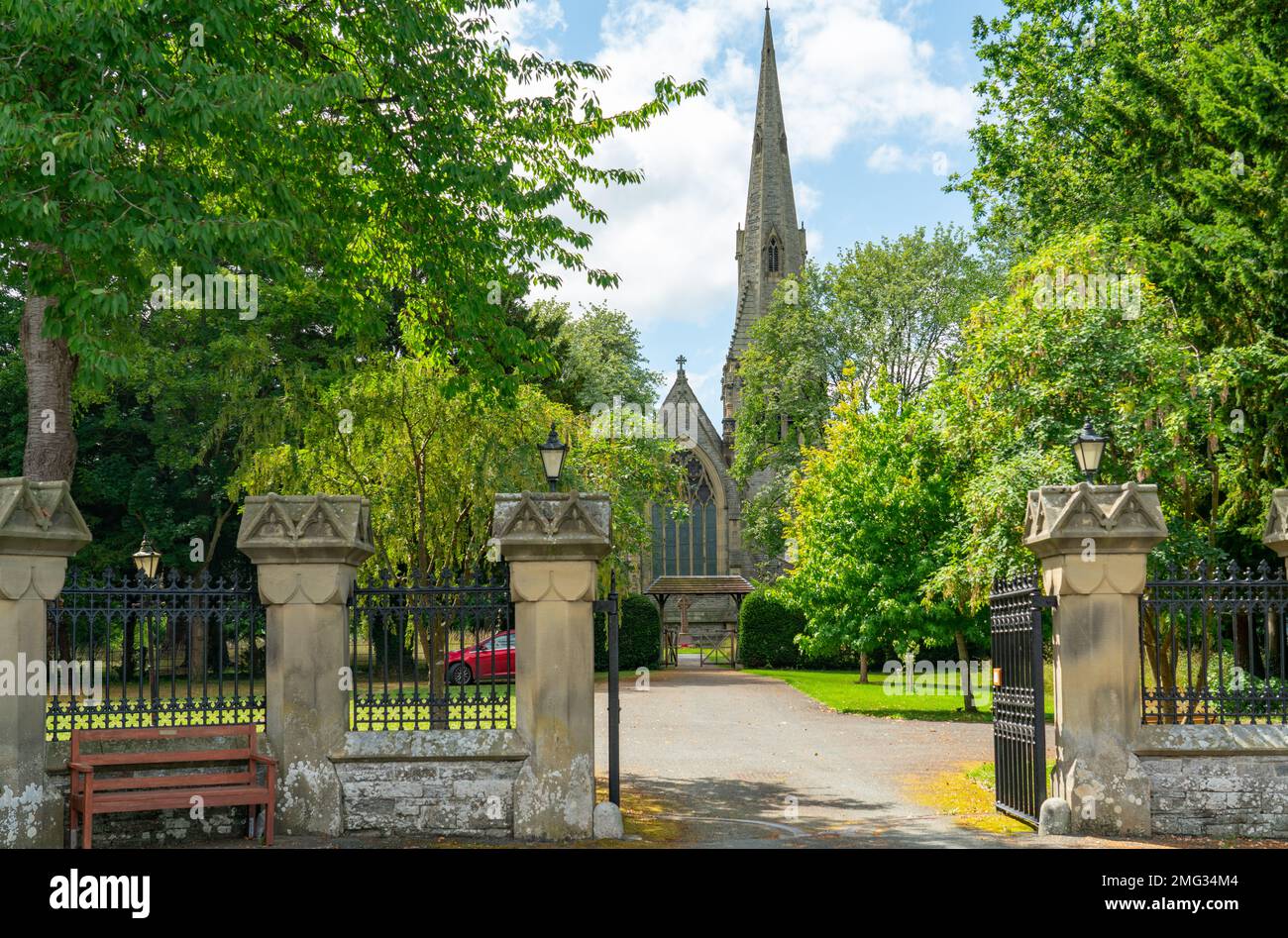 Holy Trinity Church, Leighton, near Welspool, Powys, Wales. Taken in ...