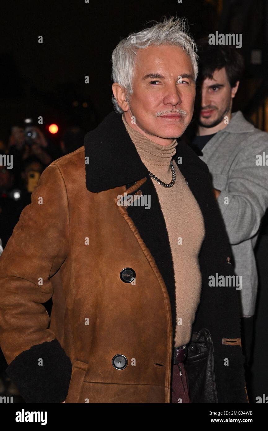 Paris, France. 25th January, 2023. Baz Luhrmann arriving at Jean Paul ...
