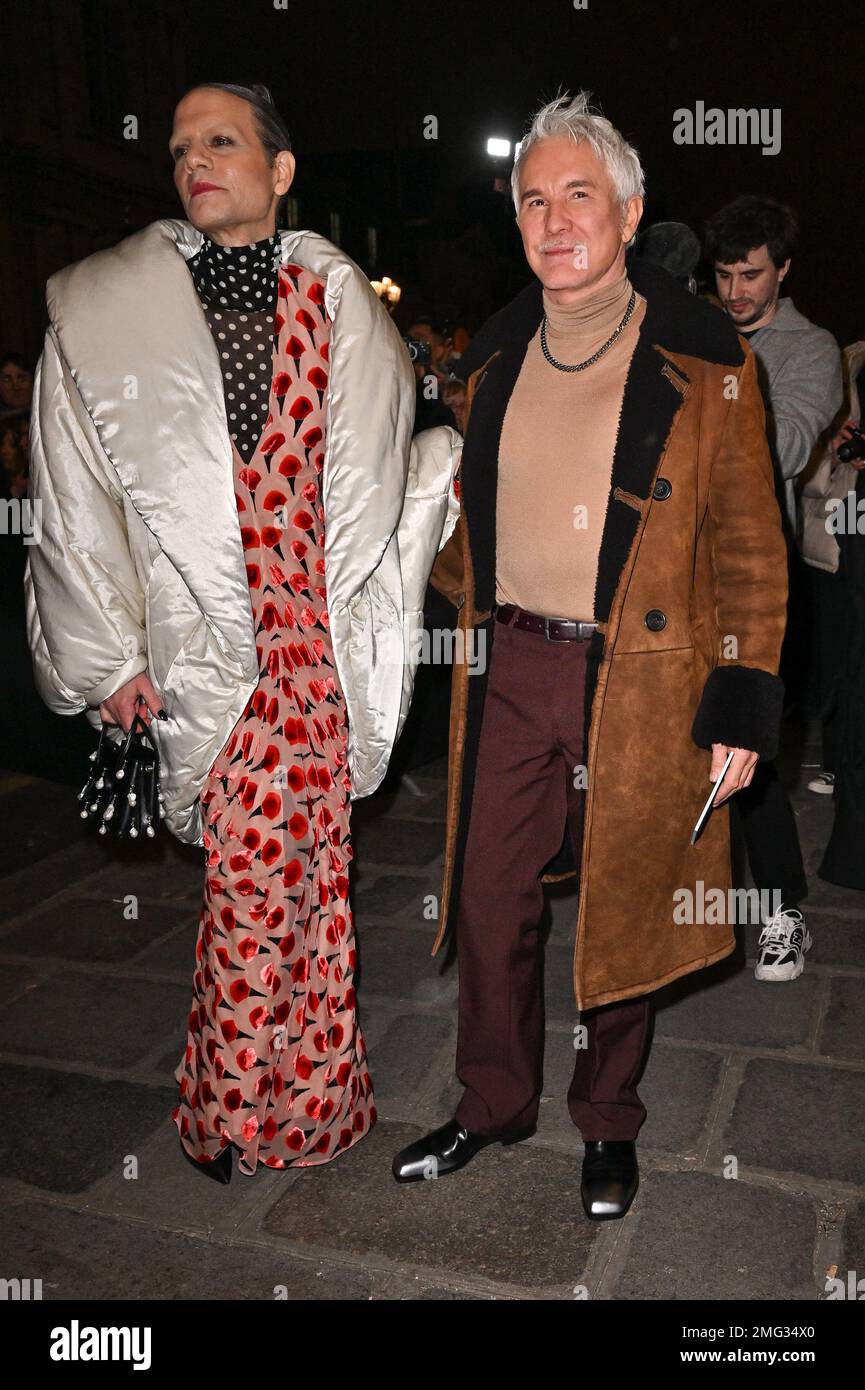 Paris, France. 25th January, 2023. Baz Luhrmann arriving at Jean Paul ...