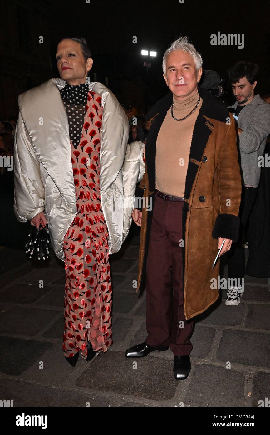 Paris, France. 25th January, 2023. Baz Luhrmann arriving at Jean Paul ...