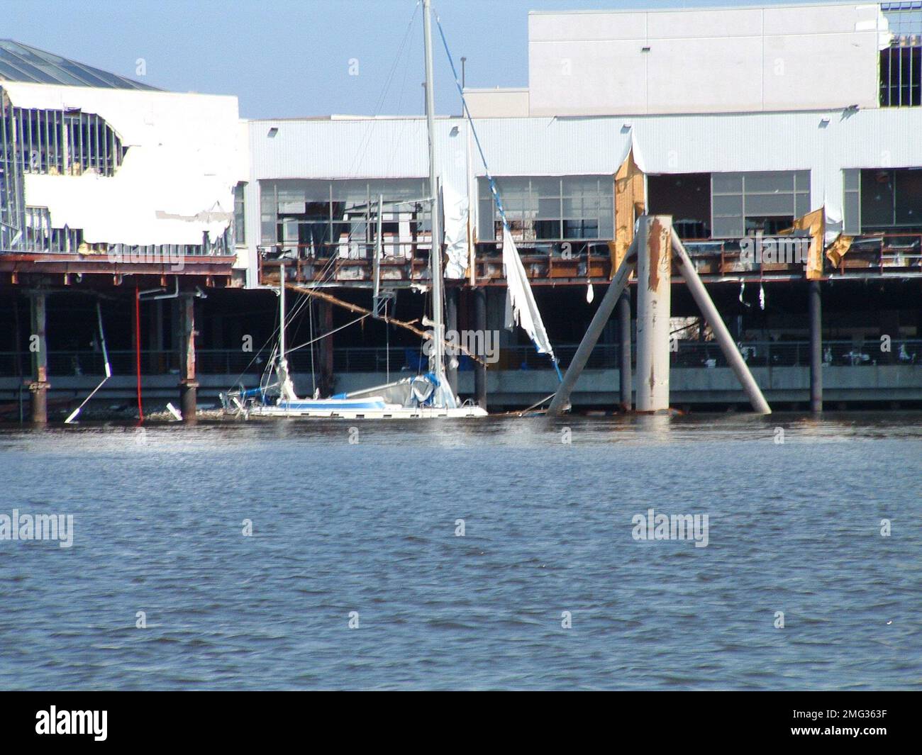 Aftermath - Displaced Boats - Miscellaneous - 26-HK-28-86. damaged ...