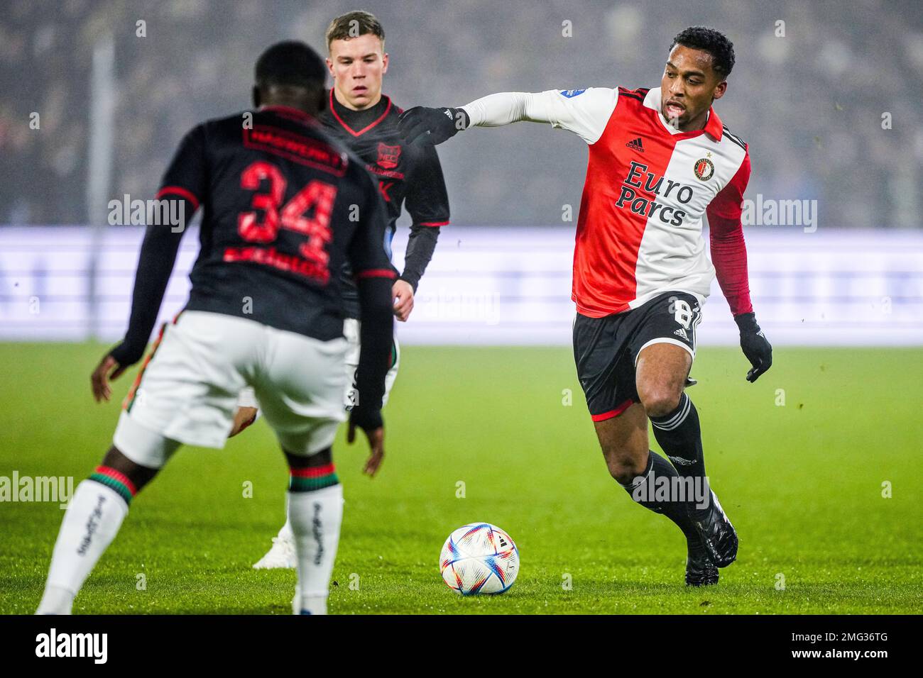 Rotterdam - Quinten Timber of Feyenoord during the match between Feyenoord v NEC Nijmegen at ...