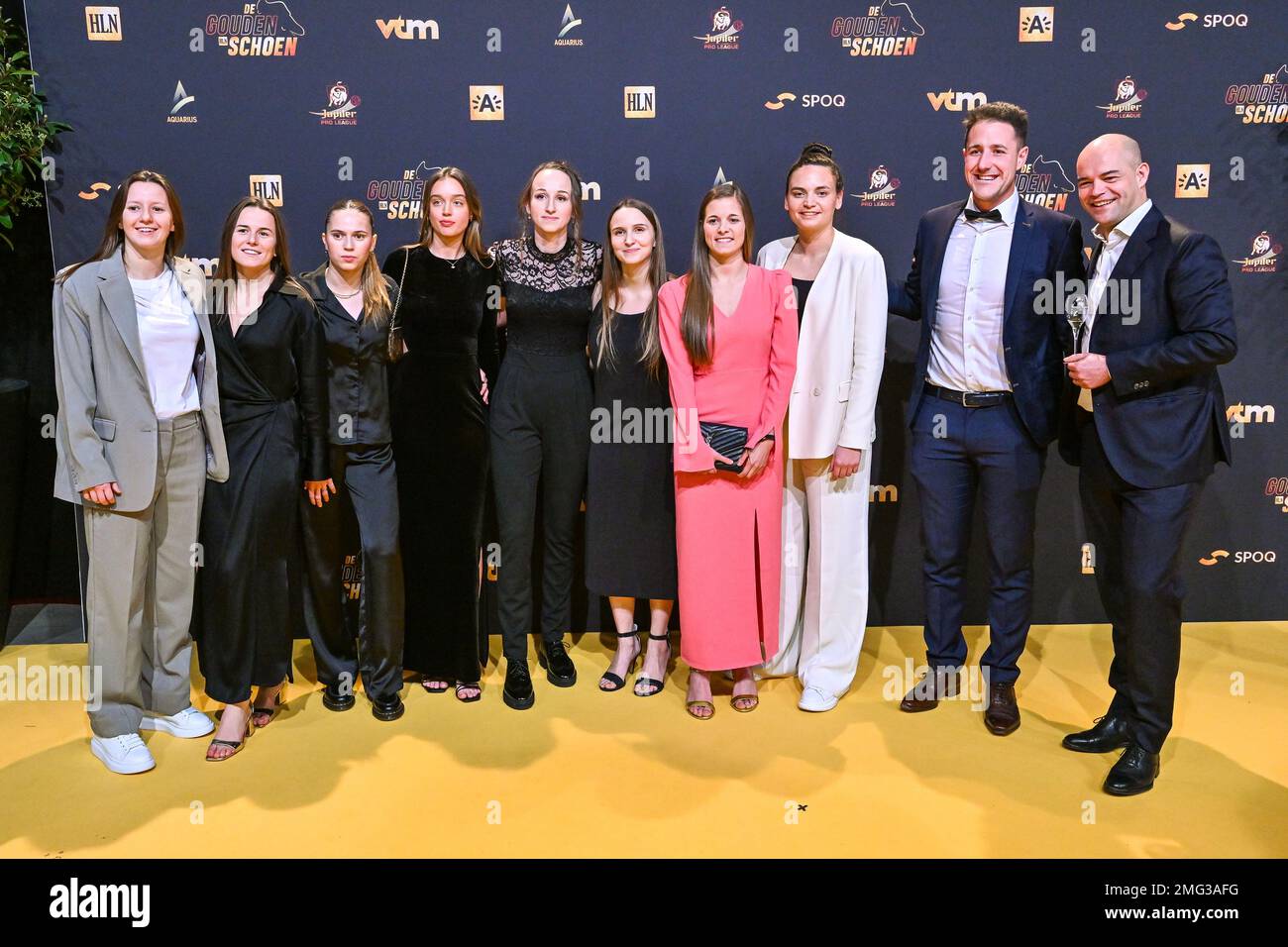 Antwerp, Belgium. 25th Jan, 2023. players of OHL Hannah Eurlings, Jill ...