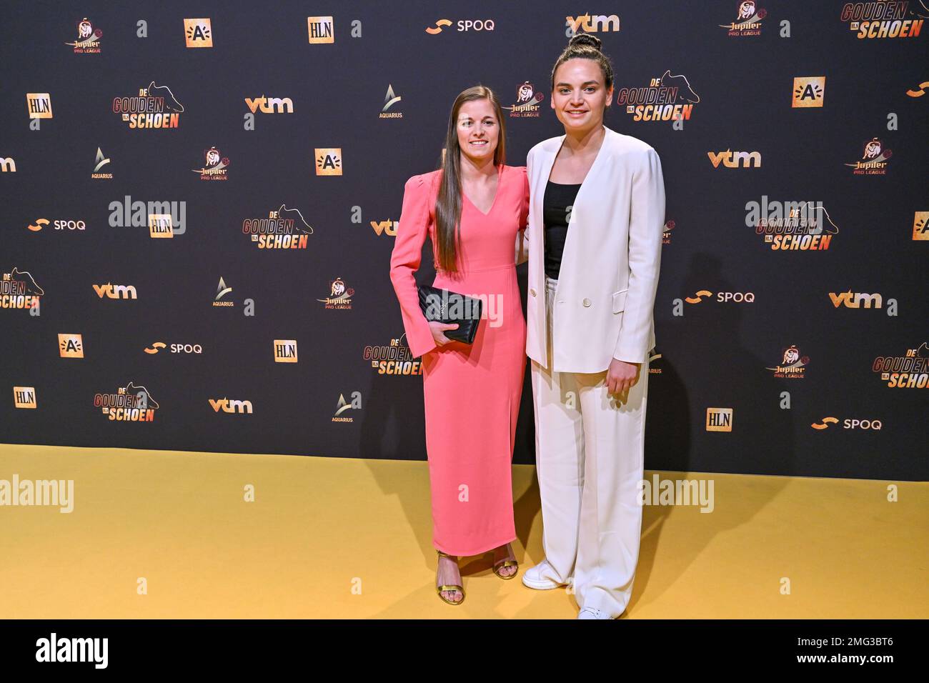 Antwerp, Belgium. 25th Jan, 2023. Red Flames player Shari Van Belle and ...