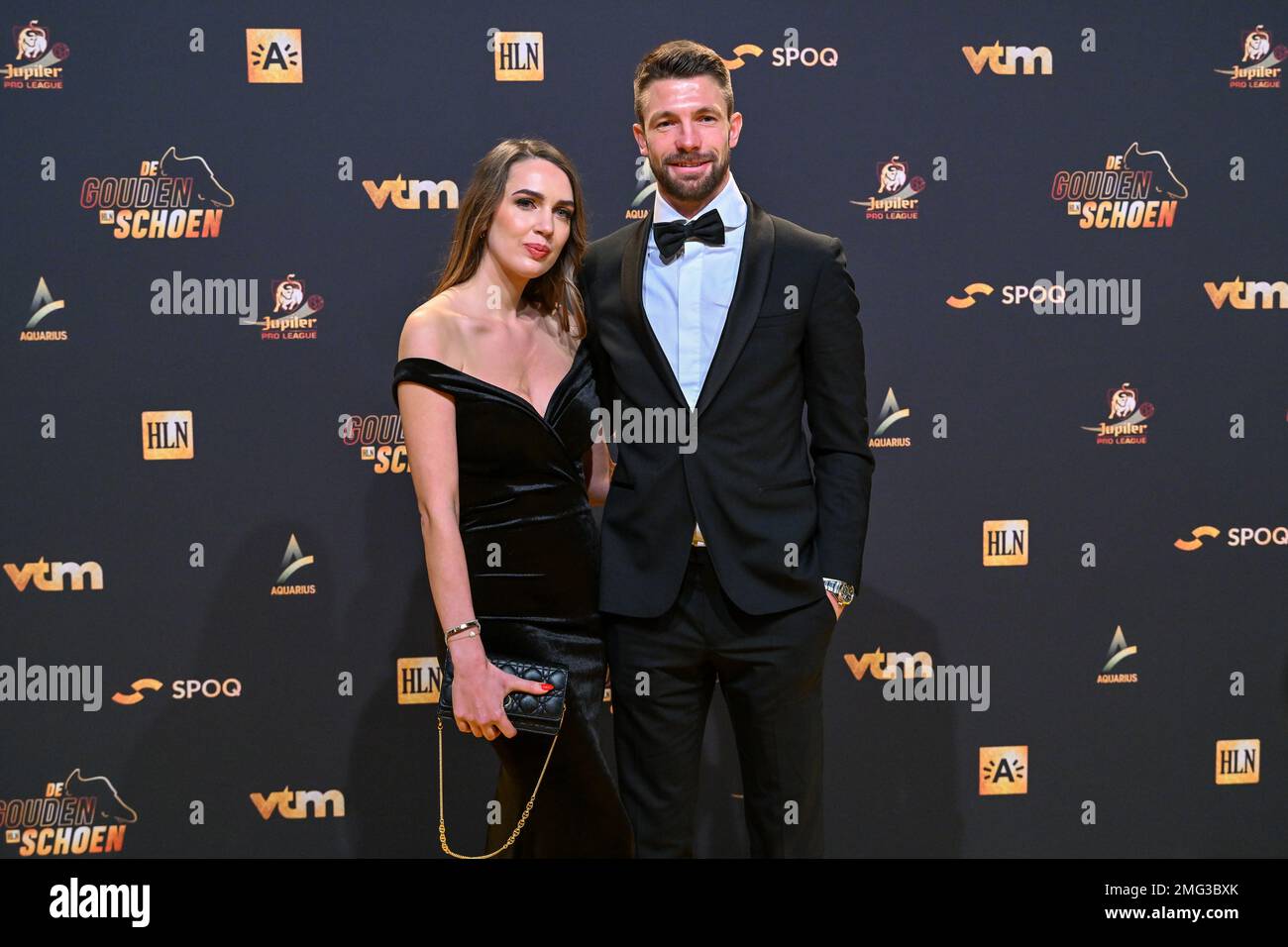 Antwerp, Belgium. 25th Jan, 2023. Brandon Mechele en Caroline Goorden pictured during the 69 th ...