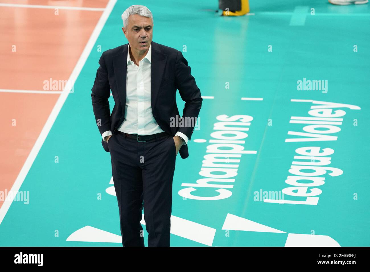 Pala Barton, Perugia, Italy, January 25, 2023, anastasi andrea (coach ...