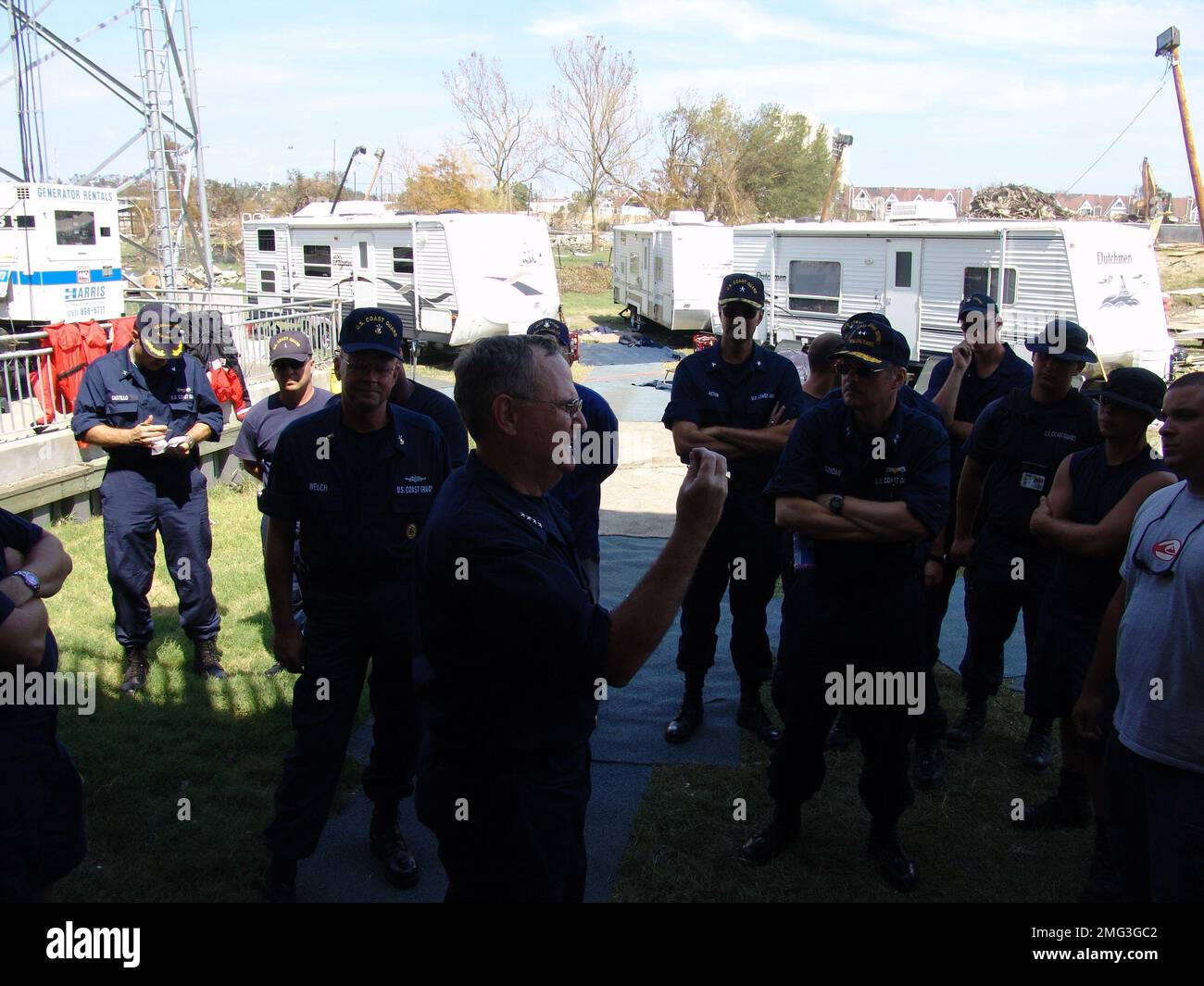 ESU Incident Command Post New Orleans - Commandant Thomas H. Collins ...