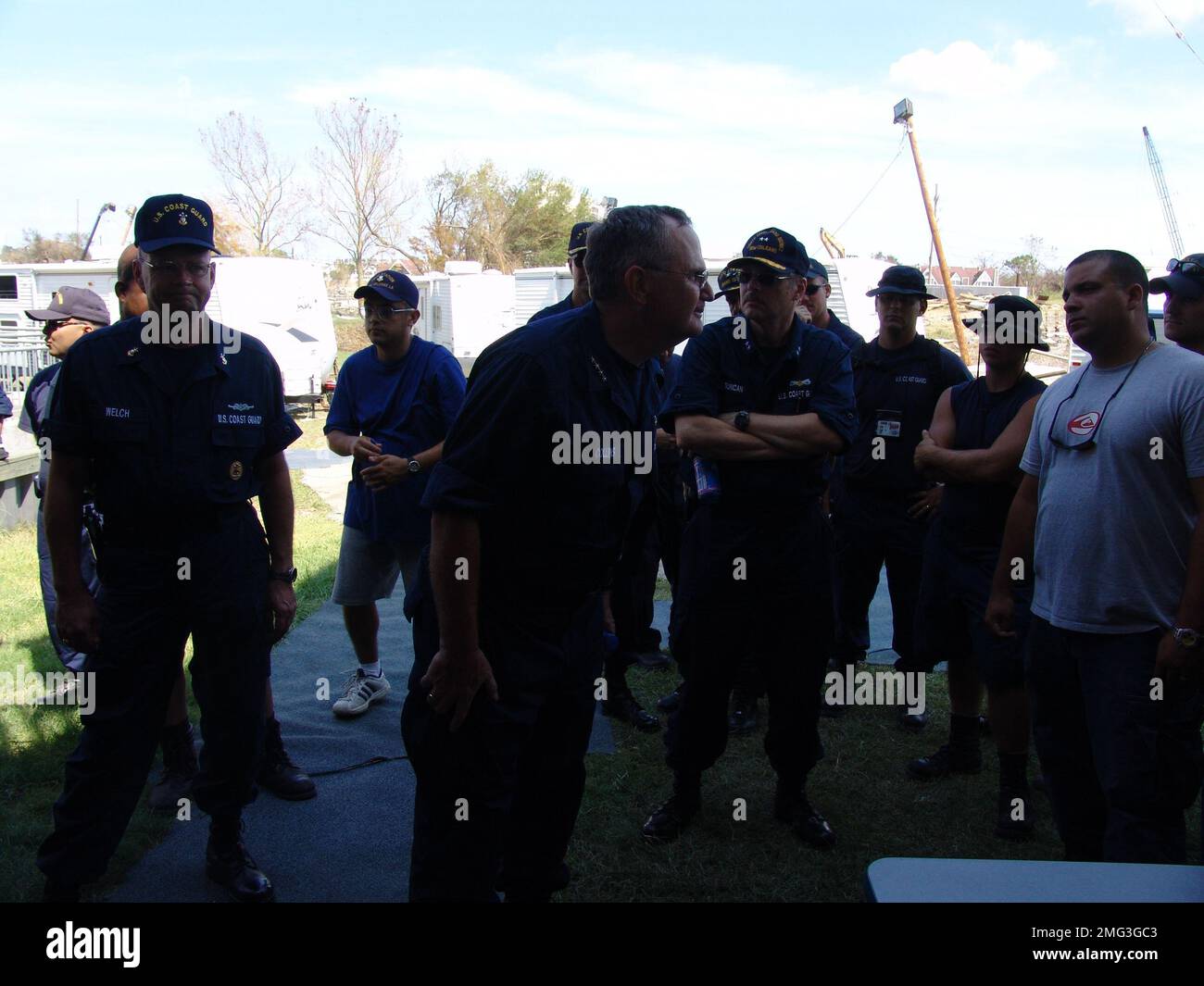 ESU Incident Command Post New Orleans - Commandant Thomas H. Collins ...