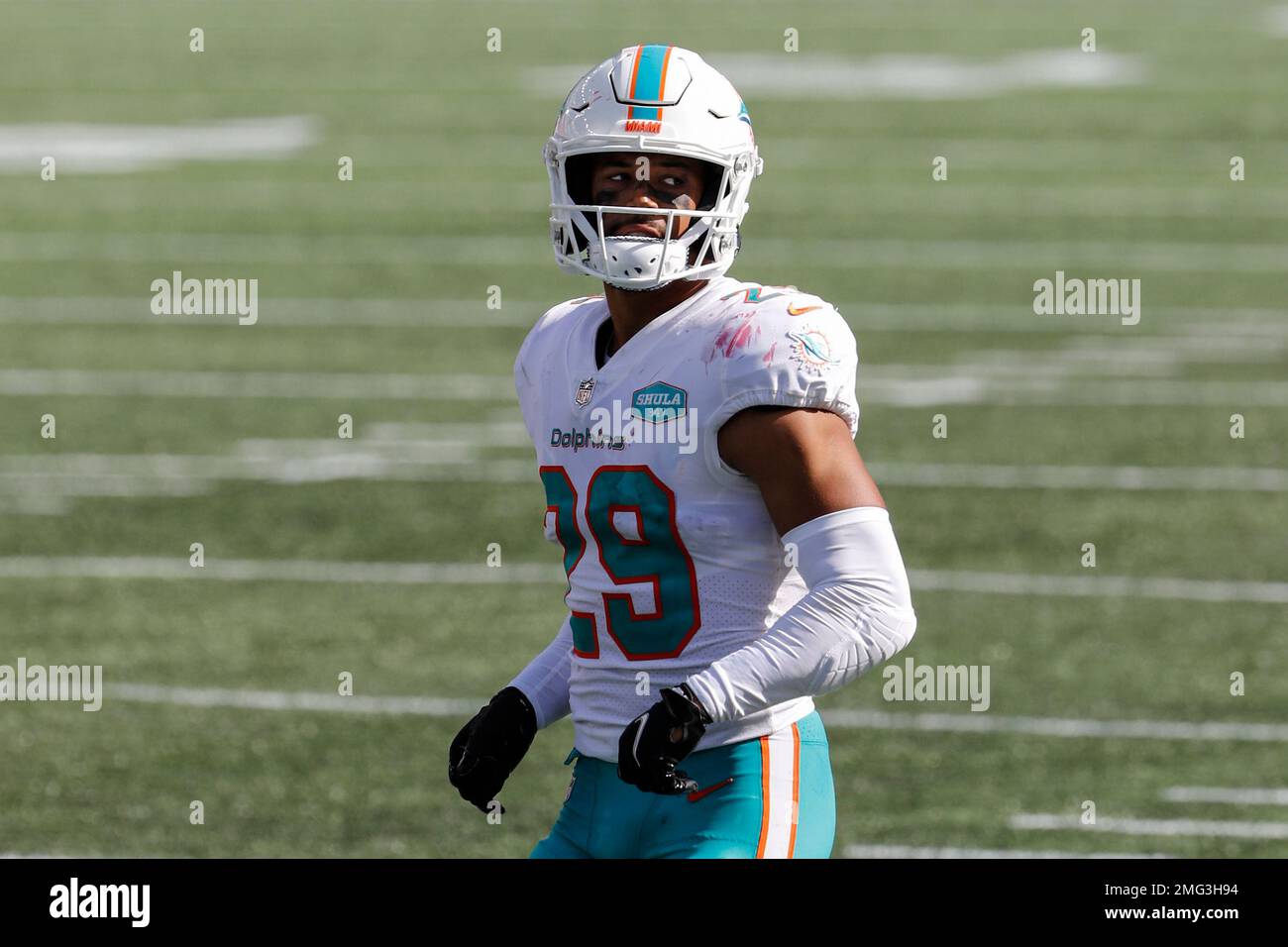 Miami Dolphins safety Brandon Jones during an NFL football game at ...
