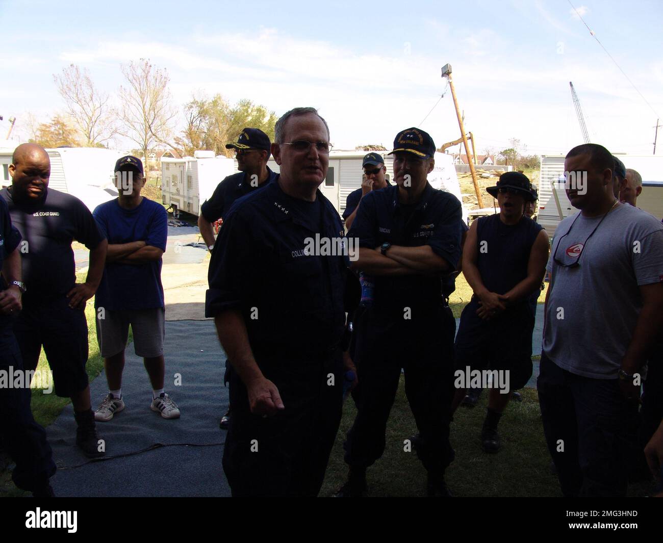 ESU Incident Command Post New Orleans - Commandant Thomas H. Collins ...