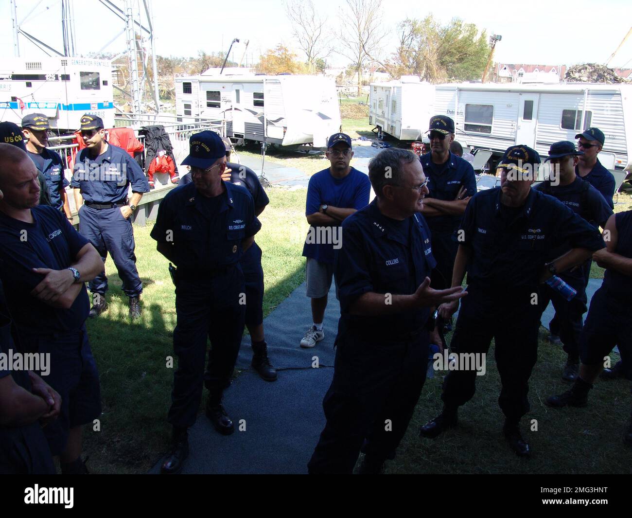 ESU Incident Command Post New Orleans - Commandant Thomas H. Collins ...