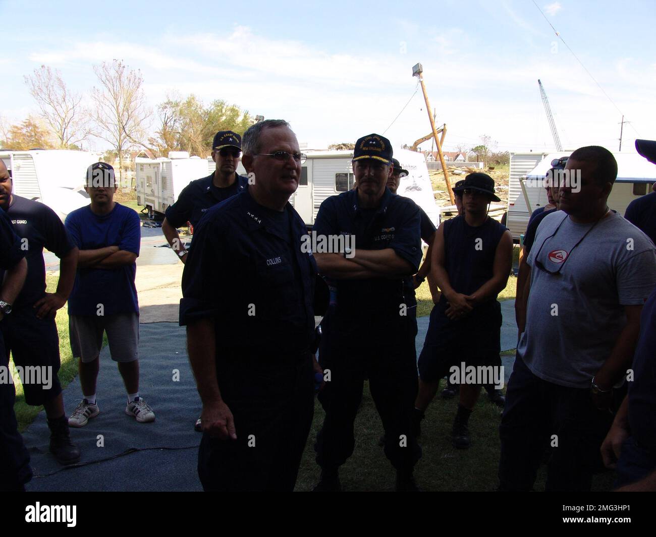 ESU Incident Command Post New Orleans - Commandant Thomas H. Collins ...