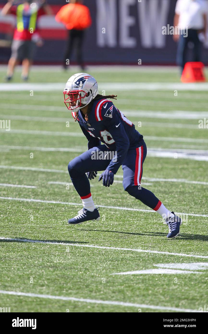 New England Patriots cornerback Stephon Gilmore (24) during an NFL ...