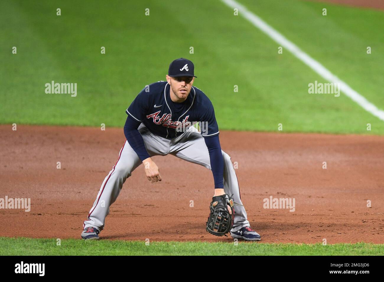 Atlanta Braves first baseman Freddie Freeman (5) during the second ...