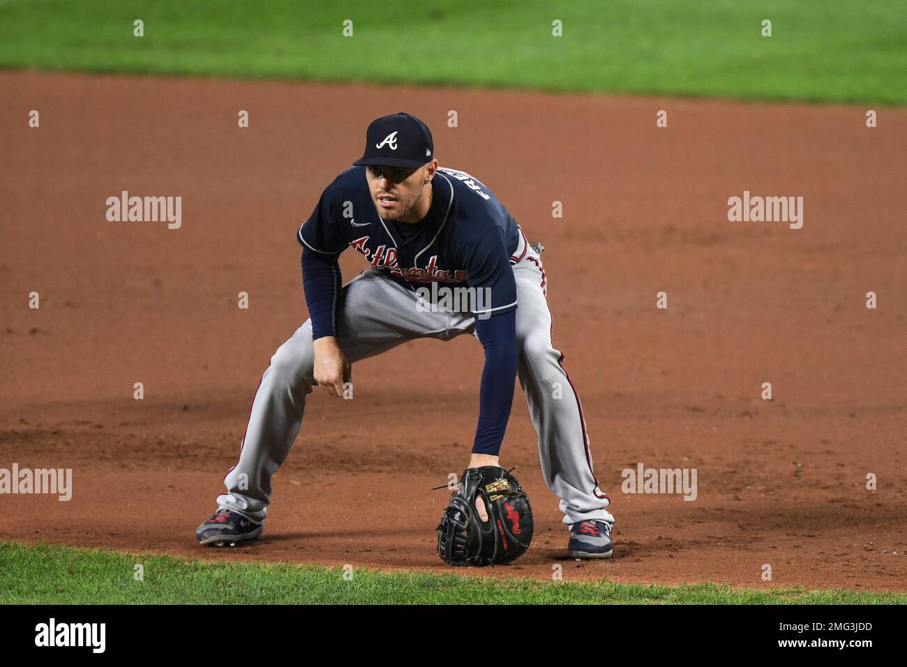 Atlanta Braves first baseman Freddie Freeman (5) during the fourth ...