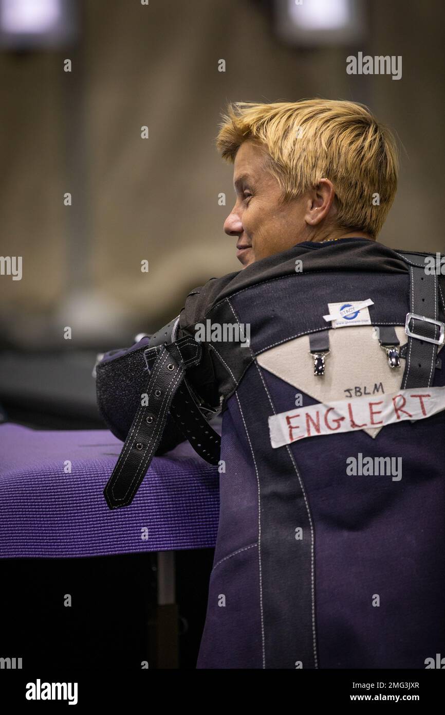 U.S. Army Staff Sgt. Stacey Englert competes during the 2022 Department ...
