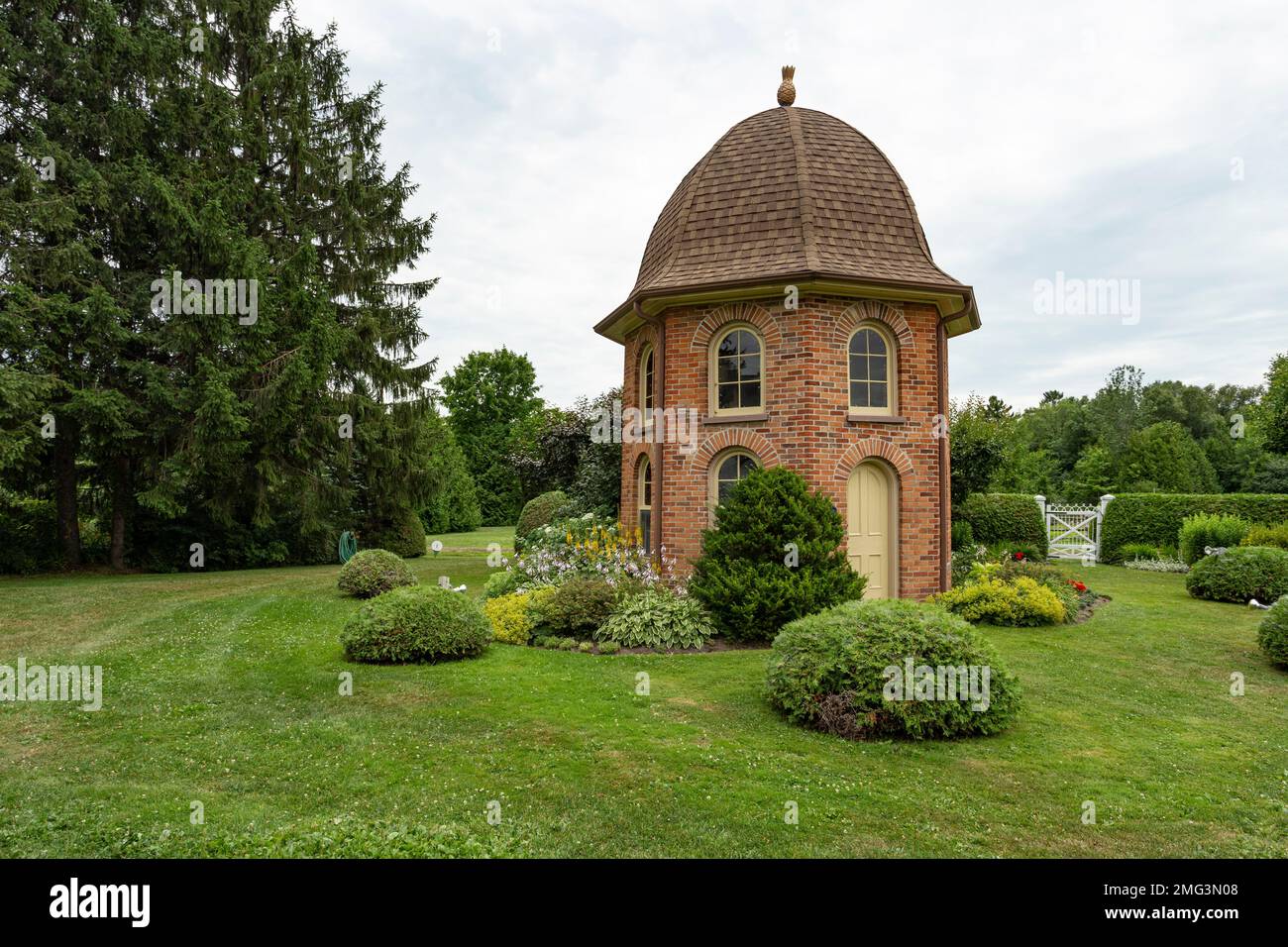 Ontario's only octagonal peacock house at the Briars Resort & Spa in ...