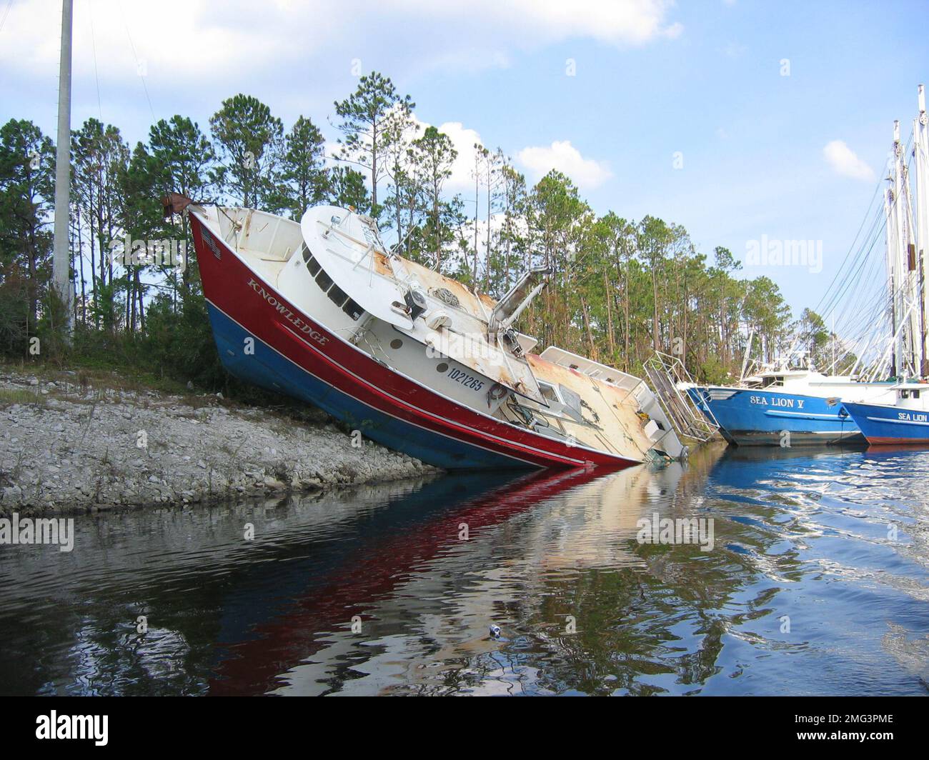 Aftermath - Displaced Boats - Port Security Unit (PSU) 309 - 26-HK-27 ...