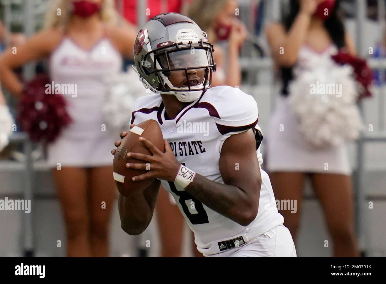 half of an NCAA college football game Saturday, Sept. 12, 2020, in ...