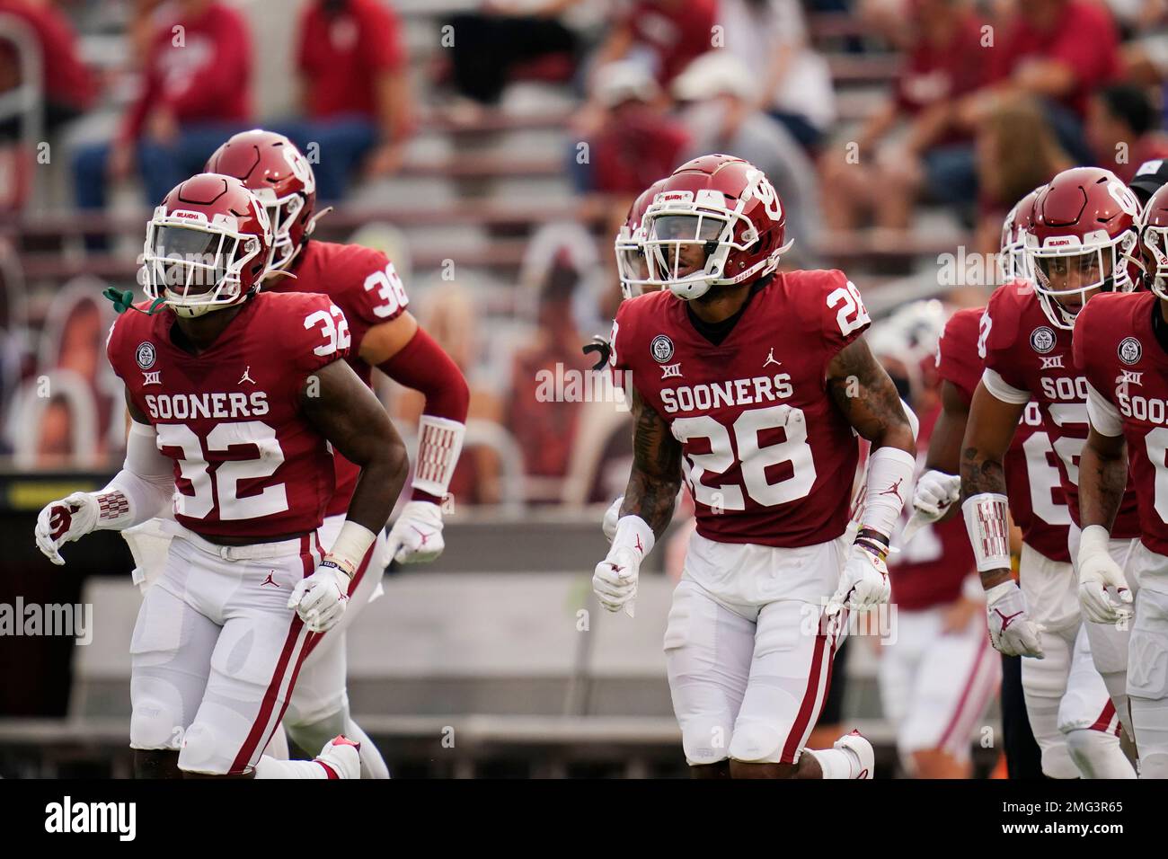 half of an NCAA college football game Saturday, Sept. 12, 2020, in ...
