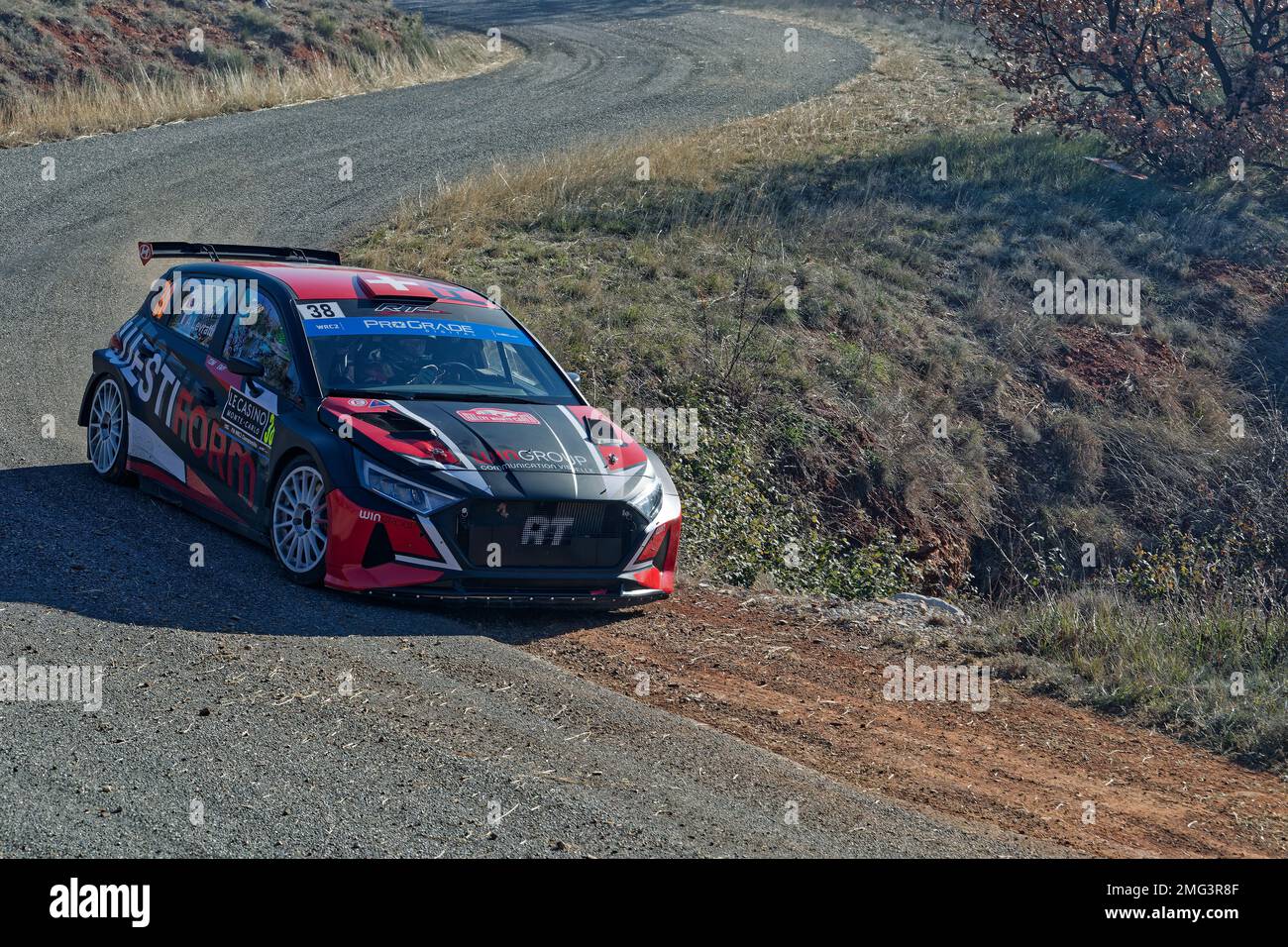 WRC2 MONTE CARLO 2023 Burri Olivier - Levratti Anderson ES10/13 ...