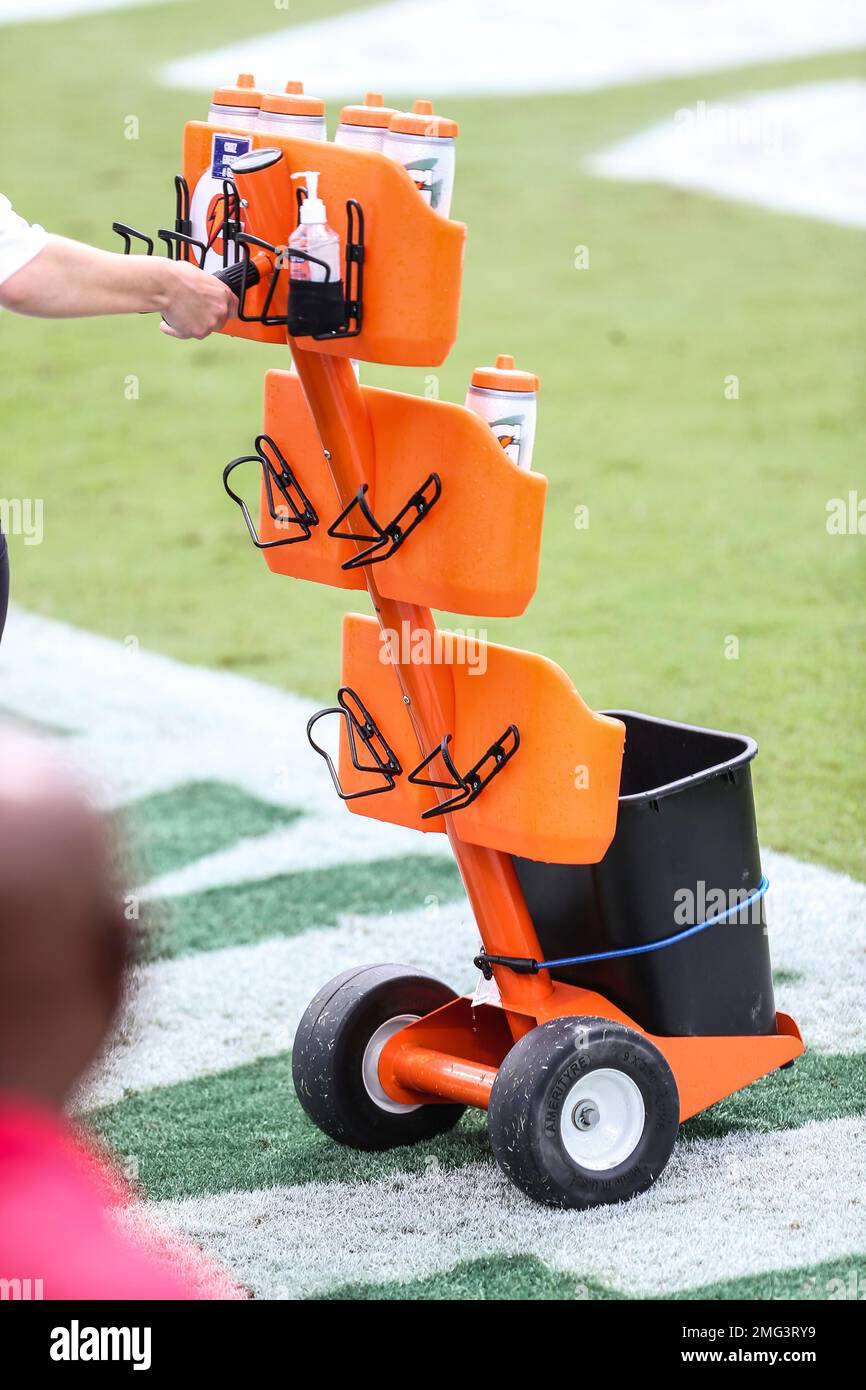 Gatorade Sideline Innovation key equipment during an NFL football game ...