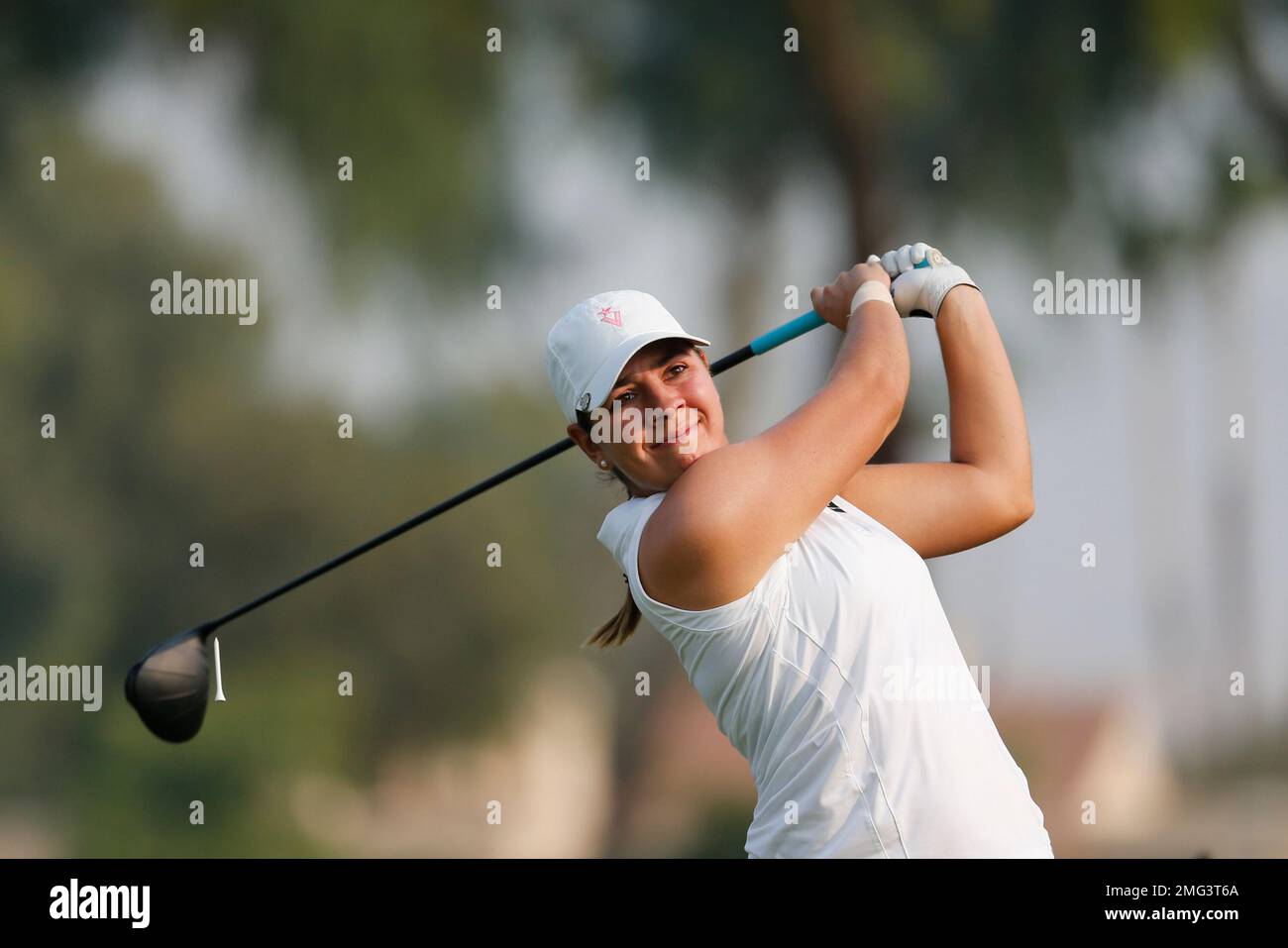 Kristen Gillman in actions during the final round of the LPGA's ANA ...